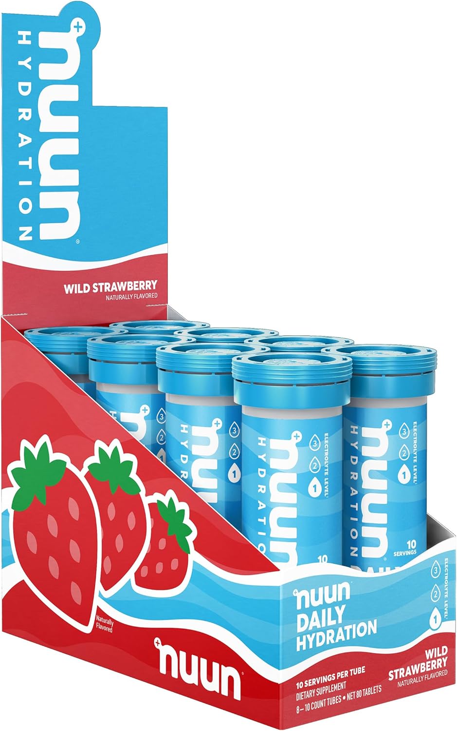 Amazon.com: Nuun Hydration Daily, Wellness Electrolyte Tablets, Wild ...