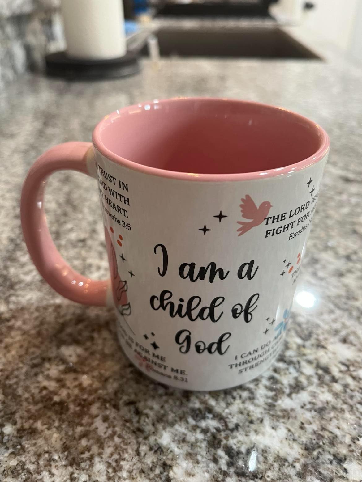 Amazon.com: YHRJWN Christian Gifts for Women, I Am a Child of God Mug ...