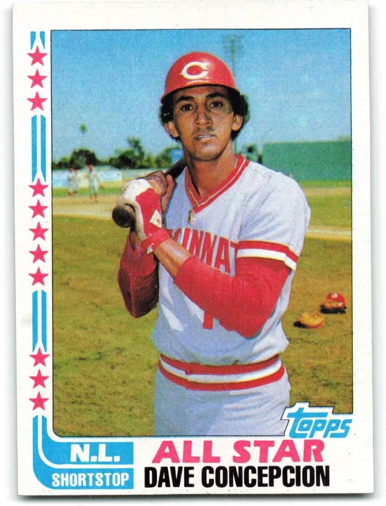 Amazon.com: Baseball MLB 1982 Topps #340 Dave Concepcion AS Reds ...