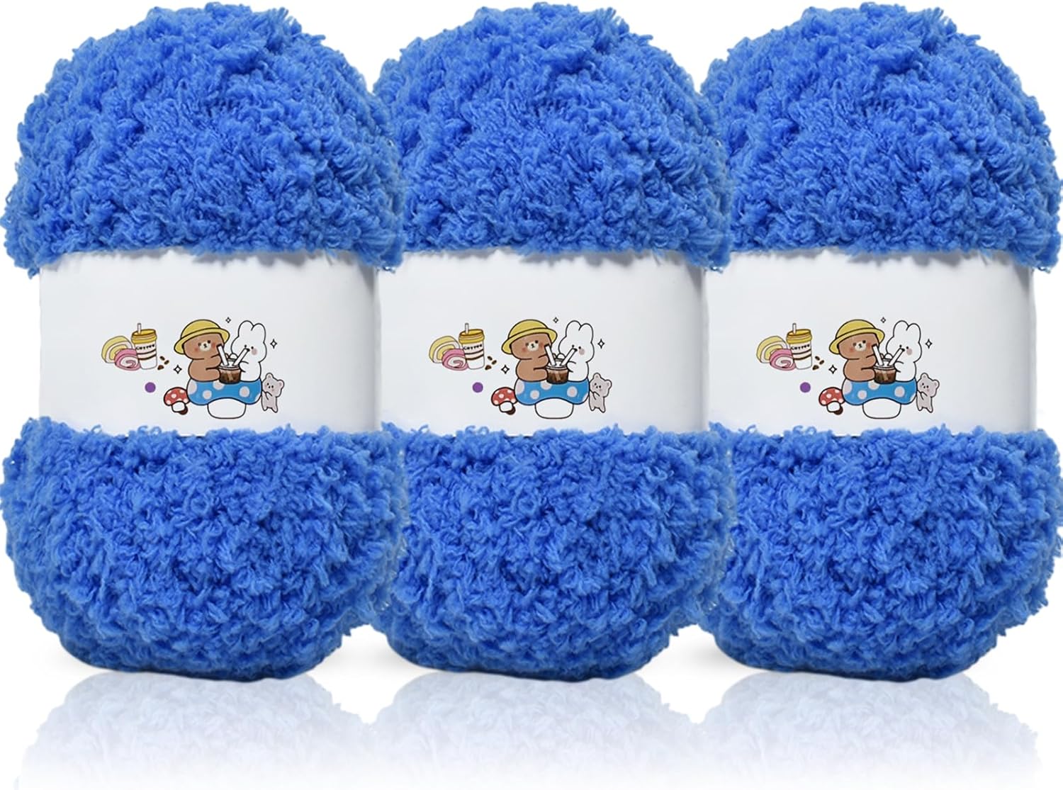 Amazon.com: 3 PCS 150g Soft Coral Velvet Yarn Chenille Yarn for ...