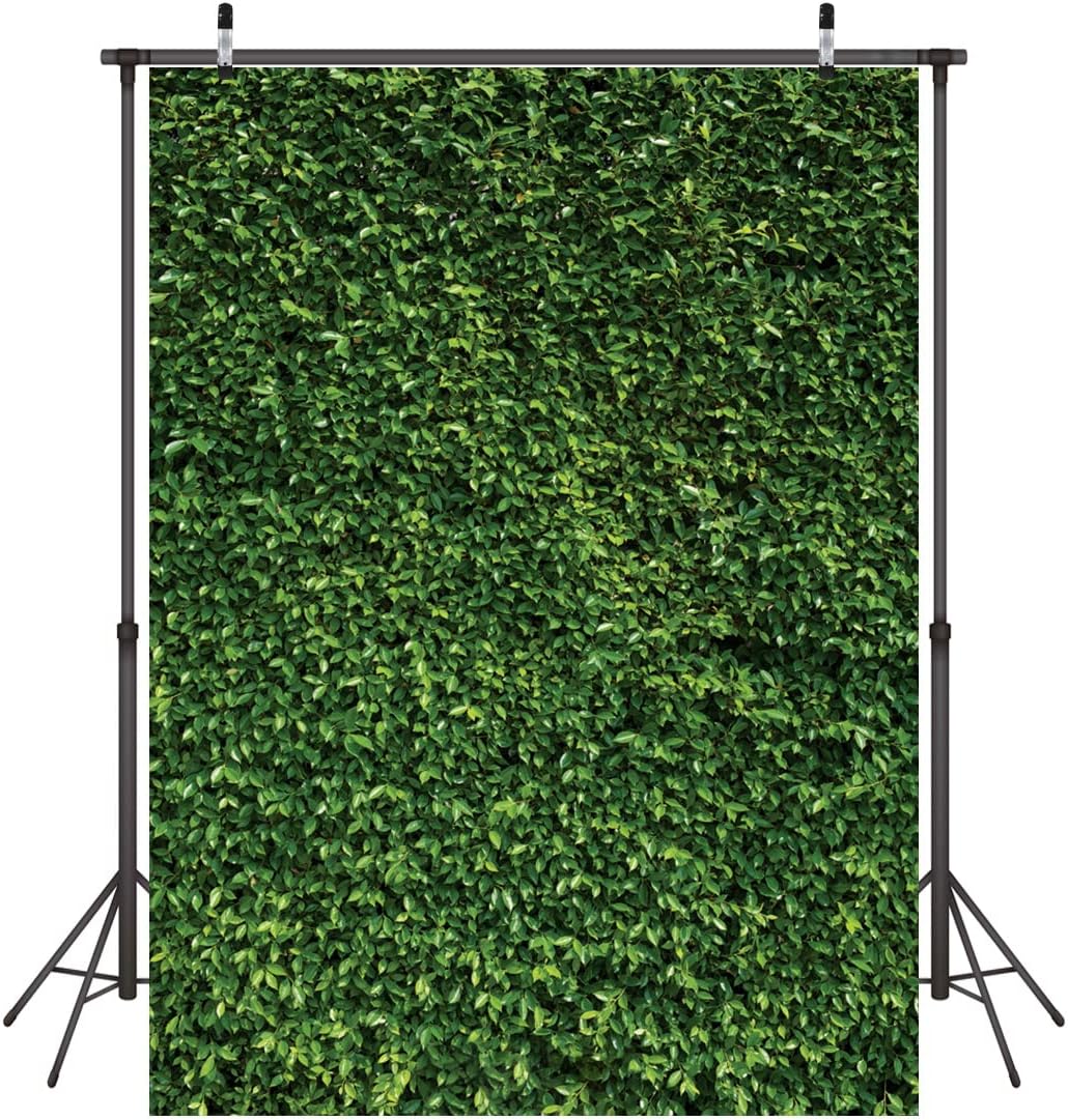Amazon.com : WOLADA 5x7FT Green Backdrop Greenery Wall Backdrop Green ...