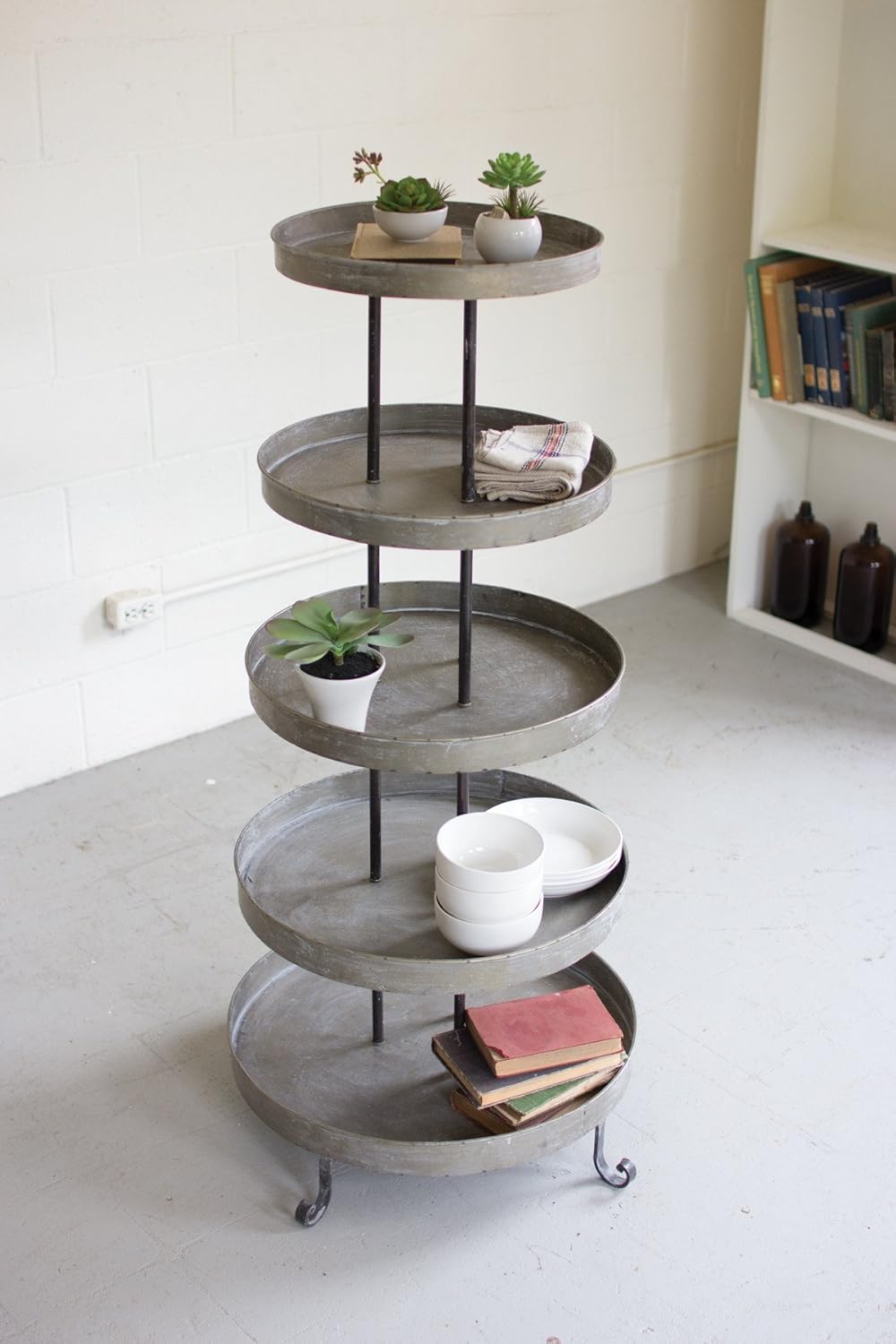 Amazon.com: FIVE TIERED ROUND METAL DISPLAY TOWER : Industrial & Scientific