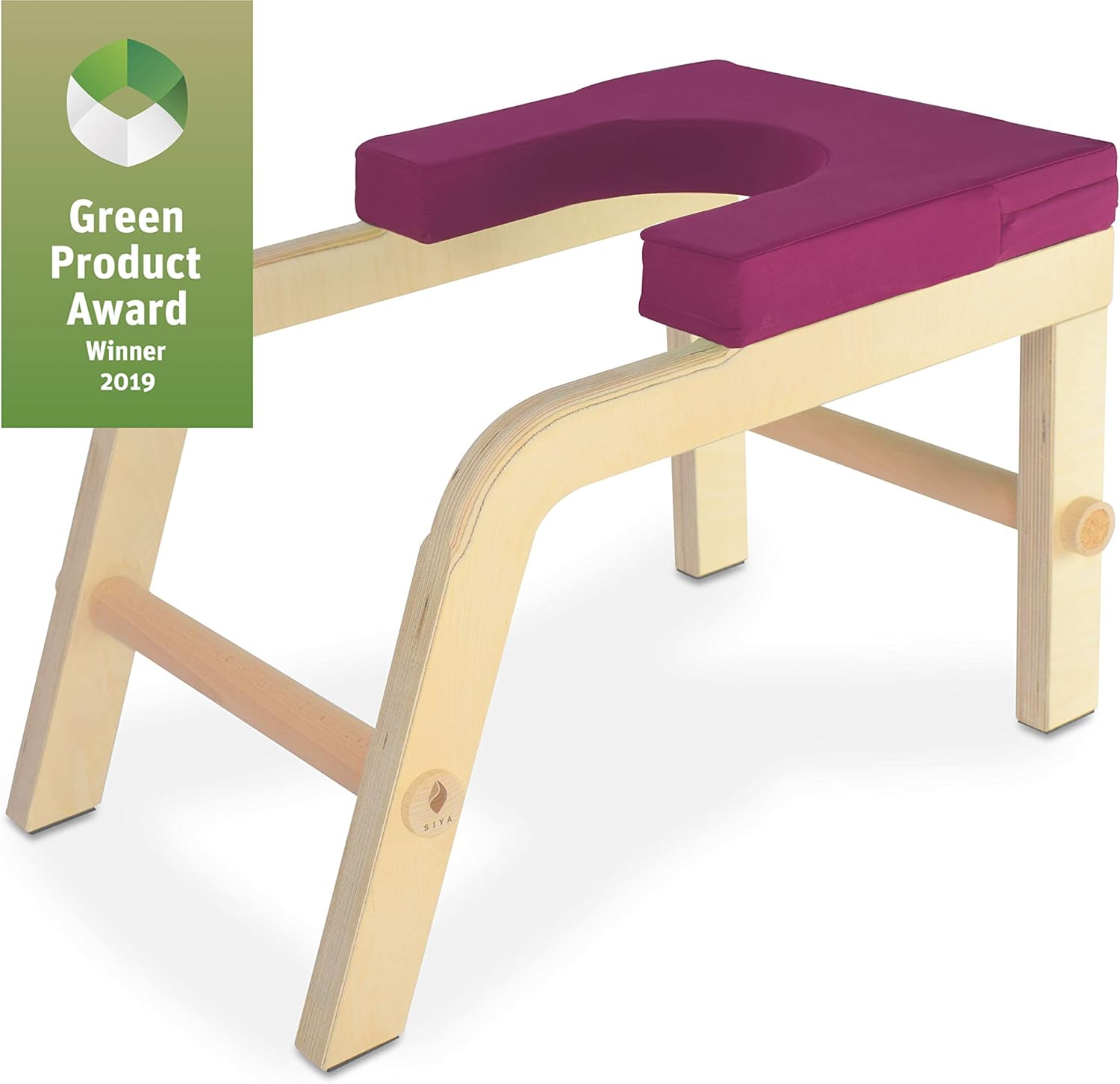 Amazon.com : SIYA® Yoga Headstand Stool - Ergonomic Handles ...