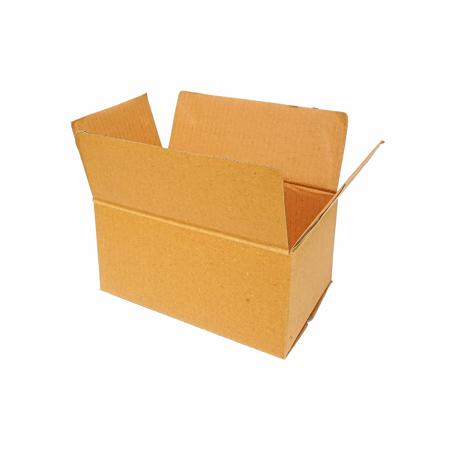 Pixel Packaging 3 Ply Corrugated Box for Packing, Shipping (6 x 4 x 3.5 ...
