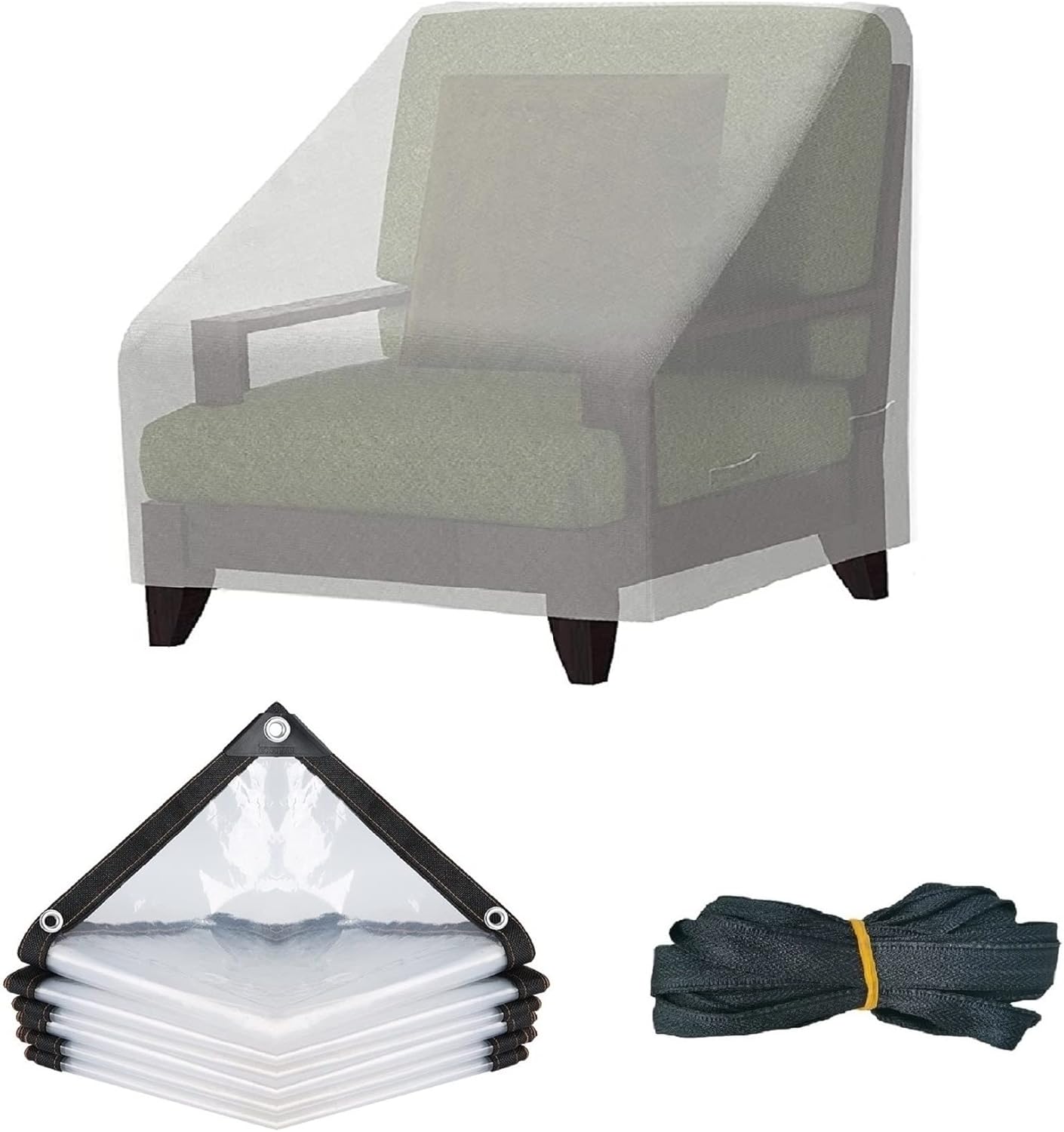 Amazon.com: Abrotain Patio Chair Covers , Outdoor Lounge Deep Seat ...