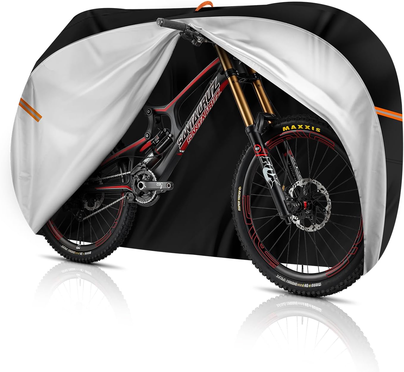 Amazon.com : Bicycle Cover Outdoor Storage Upgrade Waterproof With ...