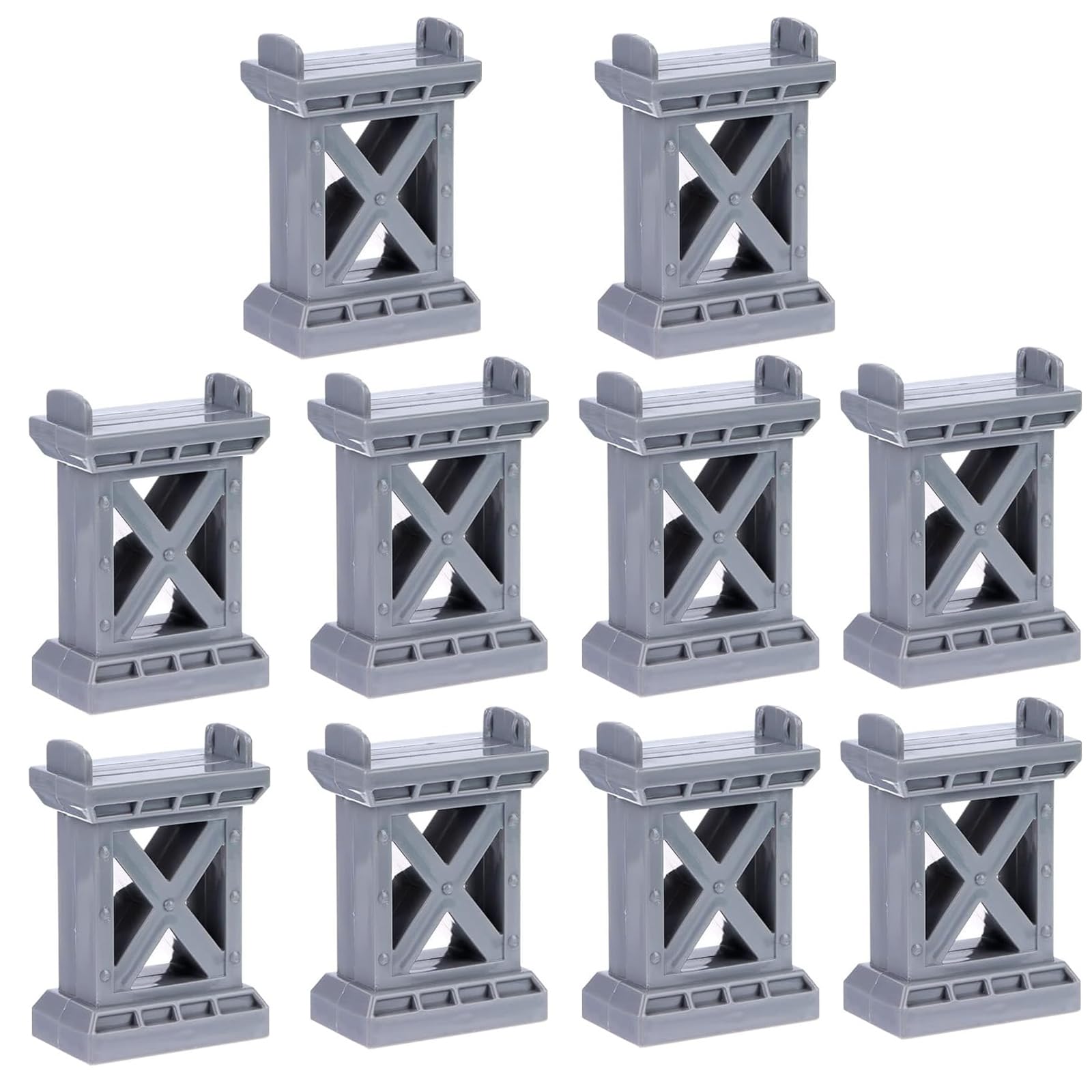 Amazon.com: 10Pcs Train Bridge Pier Track Railway Accessories Multi ...