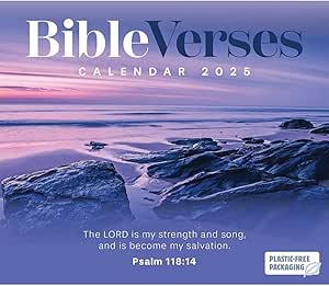 Bible Verses Boxed Calendar 2025 (PFP) : Amazon.co.uk: Stationery ...