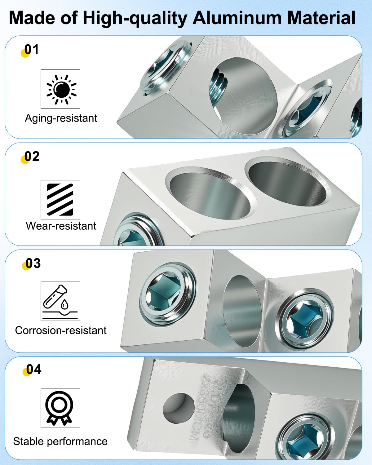 Snapklik.com : 1Pack Lug Two Conductors, Grounding Panelboard Lug, 300 ...