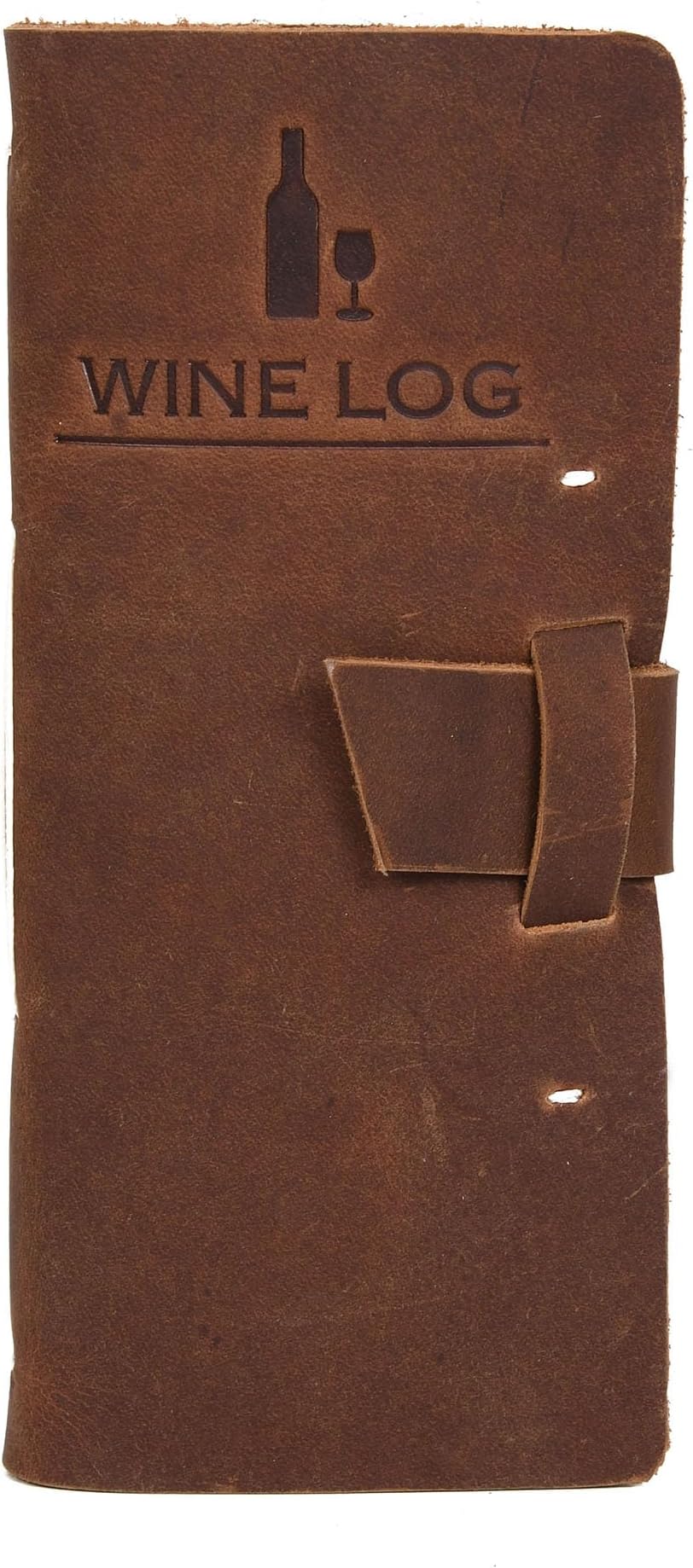 Amazon.com | Wine Enthusiast Bonded Leather Wine Tasting Journal ...