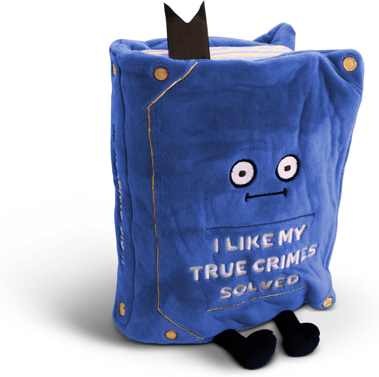 Amazon.com: Punchkins Book Plushie - I Like My True Crimes Solved ...