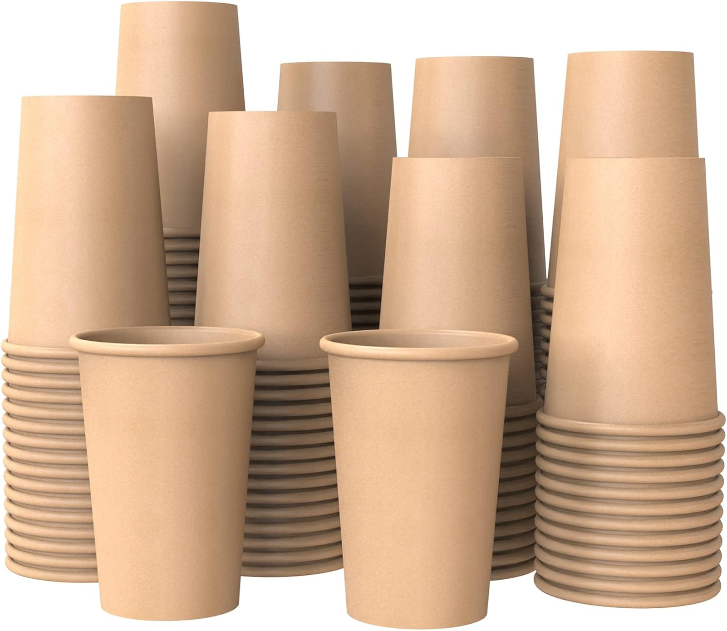 Amazon.com: WANBAO 100 PCS 10 OZ Disposable Paper Cups, Coffee Cup, for ...