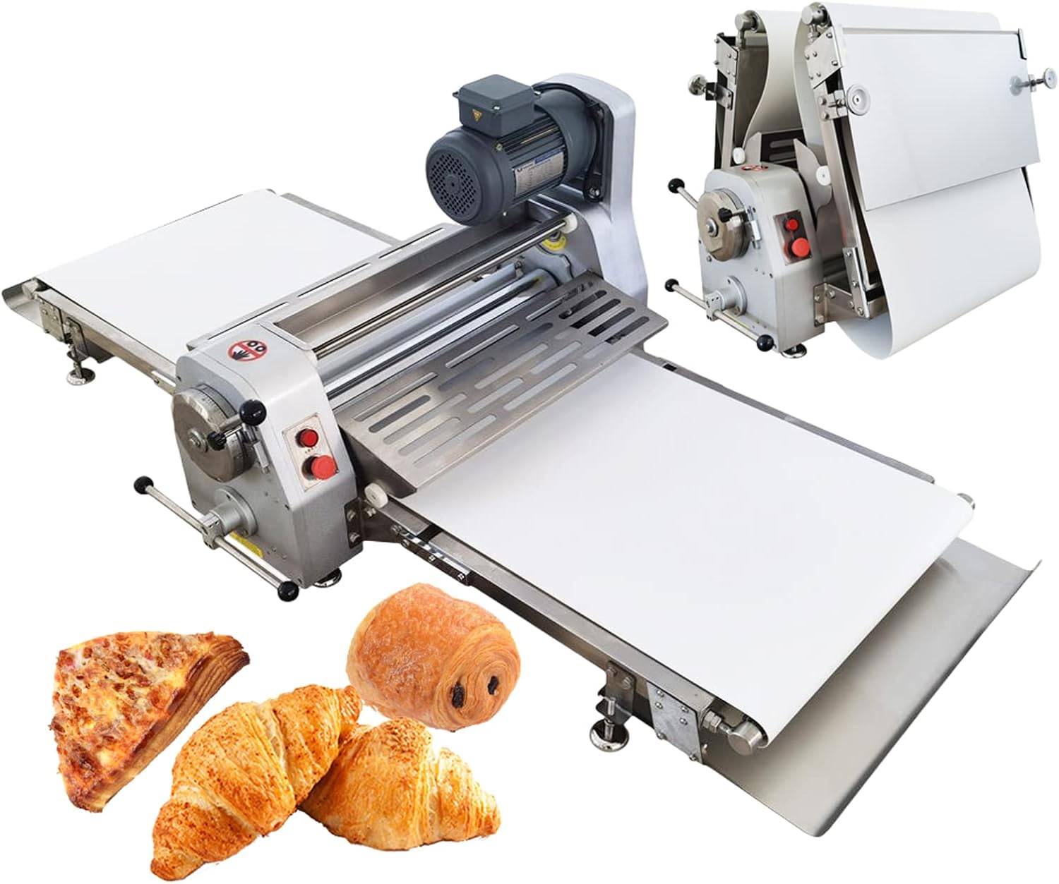 Amazon.com: INTBUYING Countertop Dough Sheeter Machine 71''x24 ...
