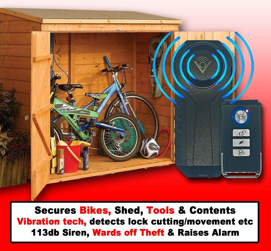 Shed Alarm Home Security Wireless | Shed Garage Lockup Summer House ...