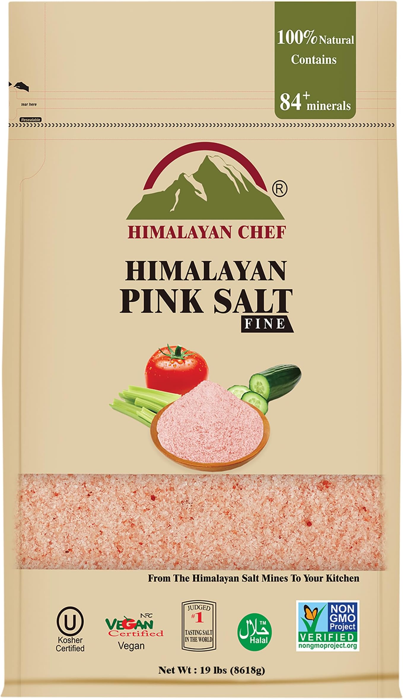 Amazon.com : Bolivian Pink Sea Salt (Sal Rosa) from the Salts of the ...