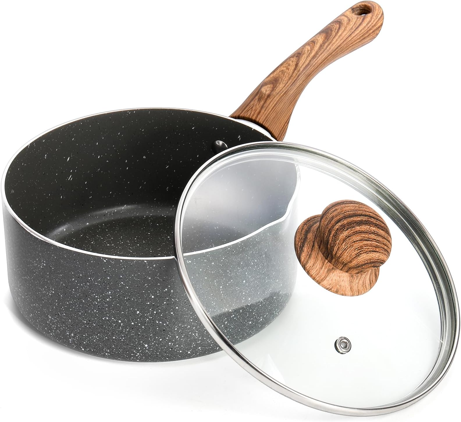 Amazon.com: Yarlung 2 Quart Sauce Pan with Lid, 7 Inch Nonstick Small ...