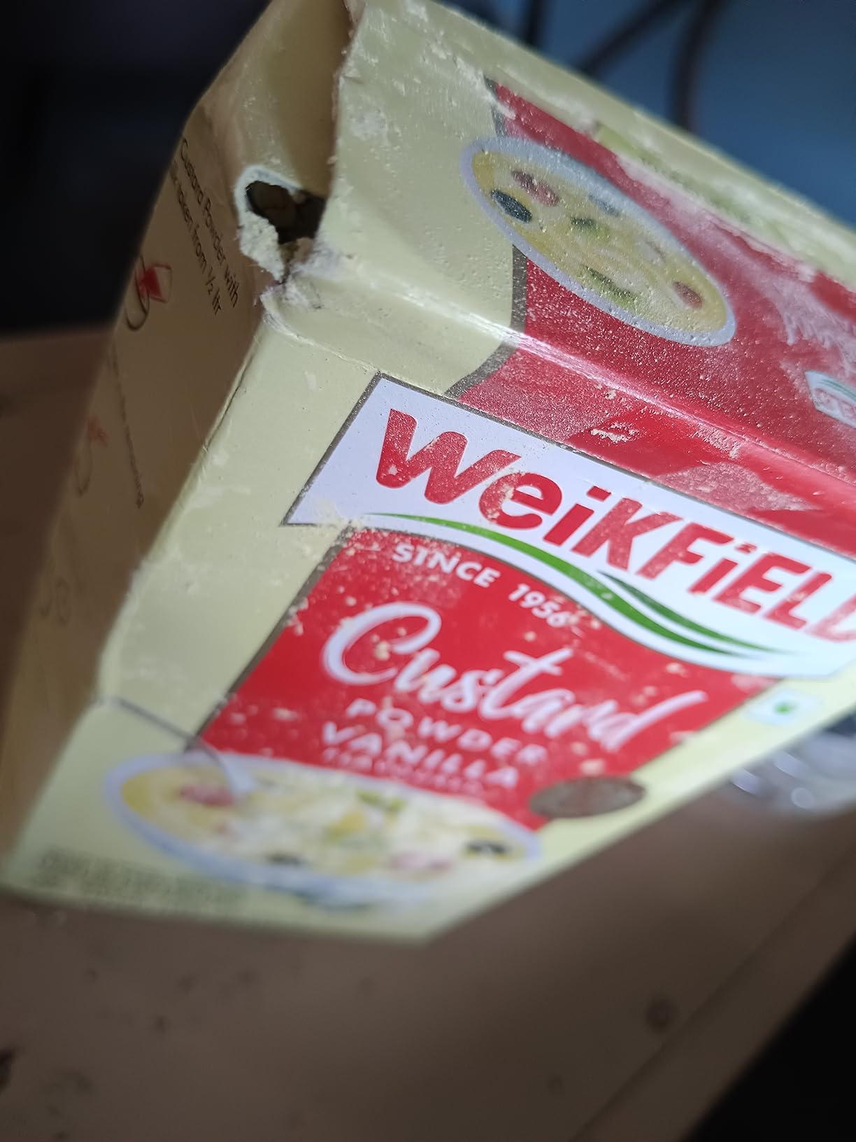 Weikfield Vanilla Custard Powder | Makes Smooth & Creamy Custard ...