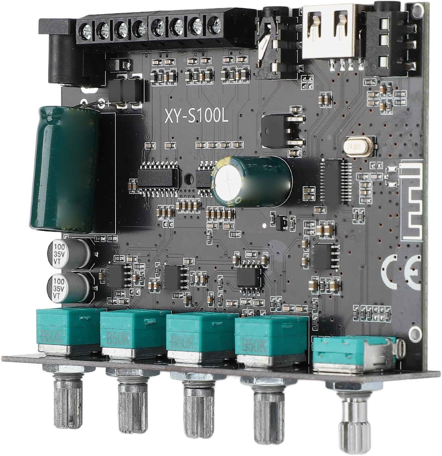 Amazon.com: Digital Amp Module, Stereo Audio Receiver Board Treble Bass ...