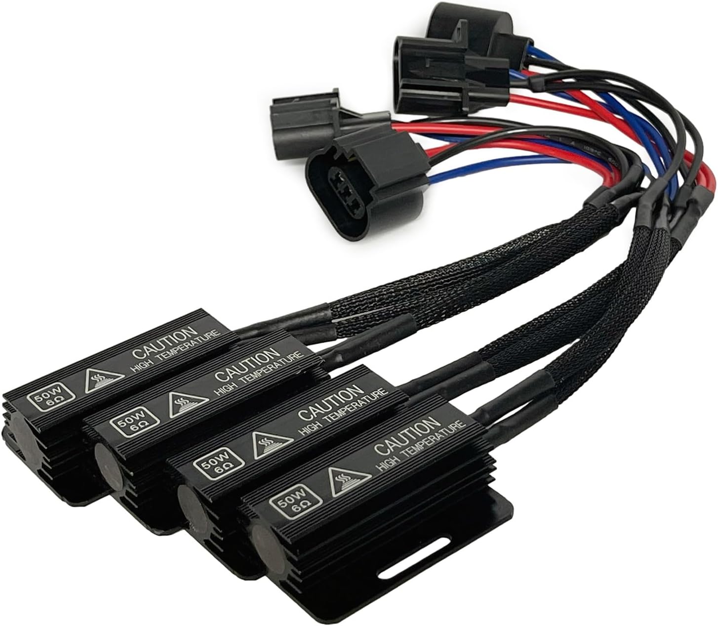 Amazon.com: H13 9008 LED Load Resistor Adapter 50W 6Ohm Upgraded Canbus ...