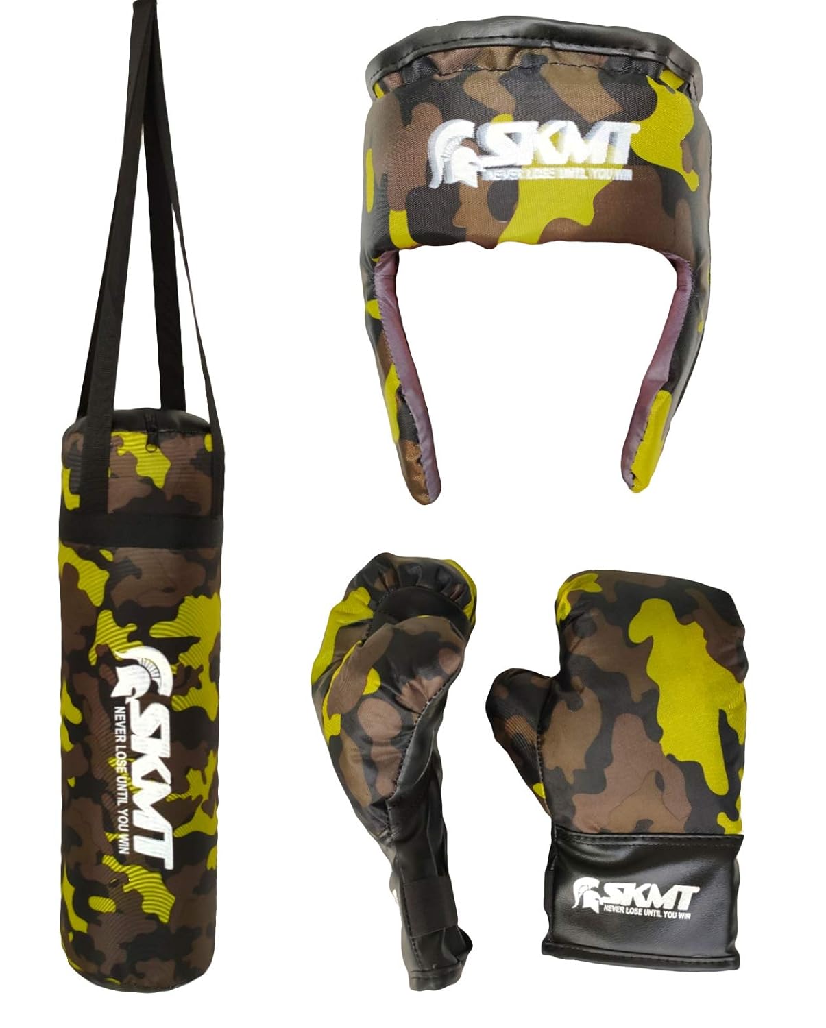 SKMT Boxing Kit, Boxing Set, Kids Boxing kit (Military Filled Punching ...