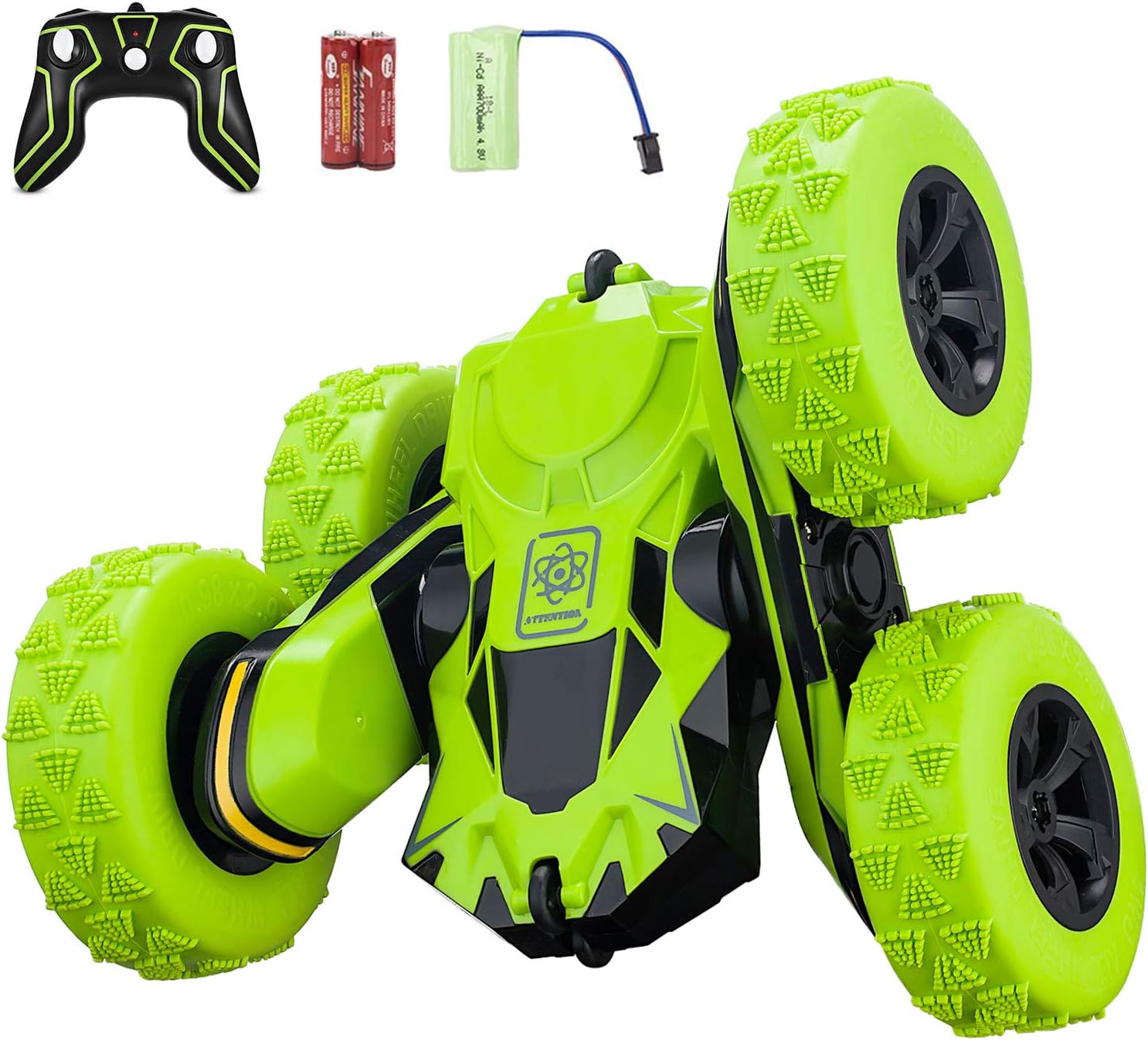 DUBBUL Remote Control Car, RC Stunt Car, 360 Degree Flips Double Sided ...