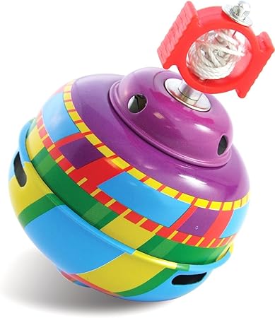 Amazon.com: Schylling Whistling Tin Top Toy : Toys & Games
