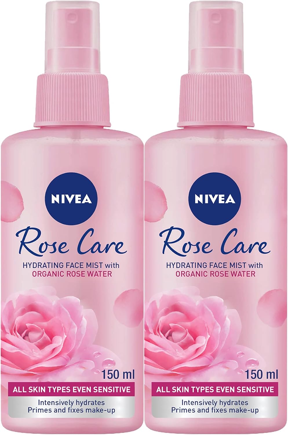 NIVEA Face Mist Hydrating, Rose Care with Organic Rose Water for All ...