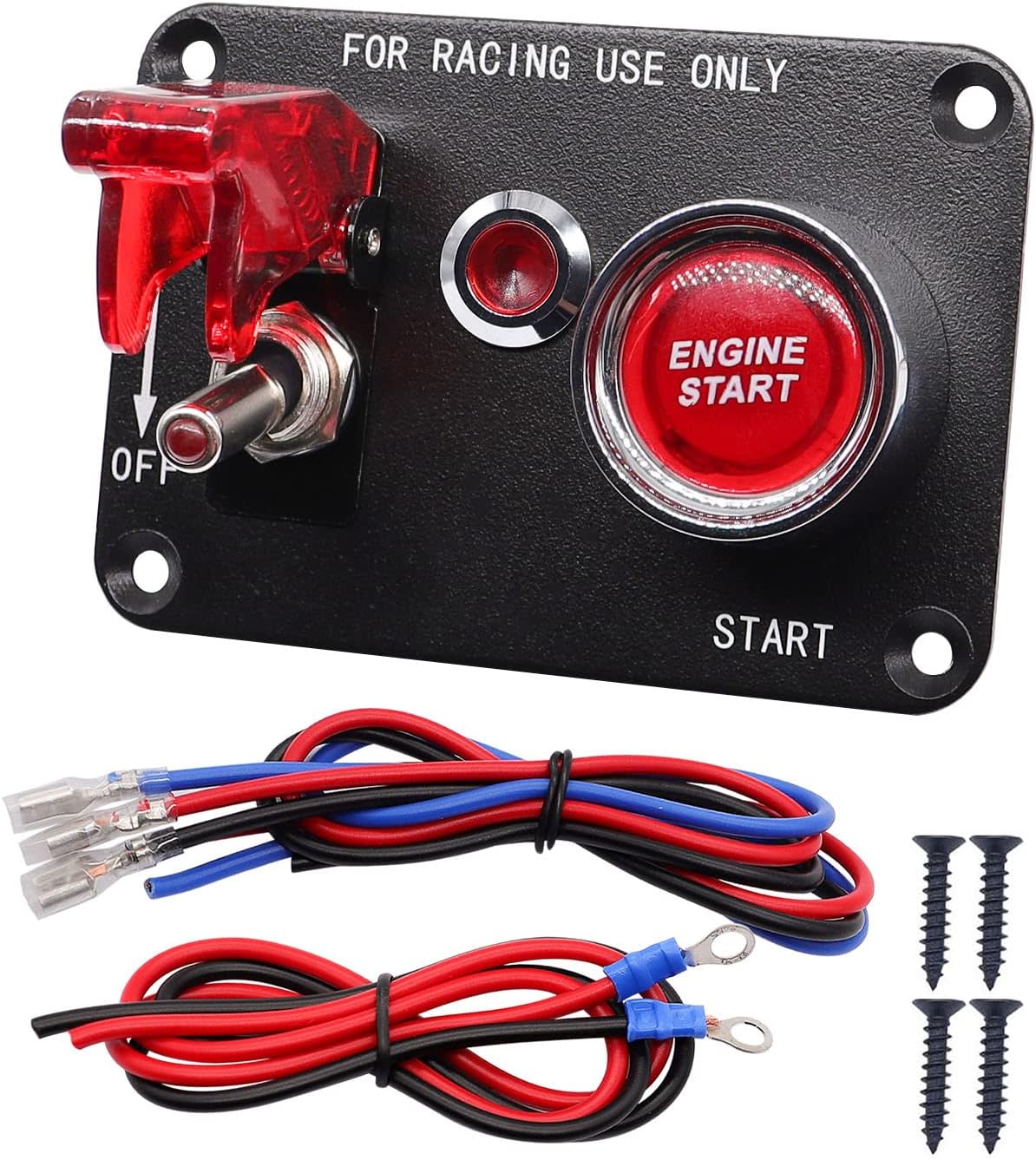 Amazon.com: Suvnie Car Start Engine Button, 12V 50A Momentary Push ...