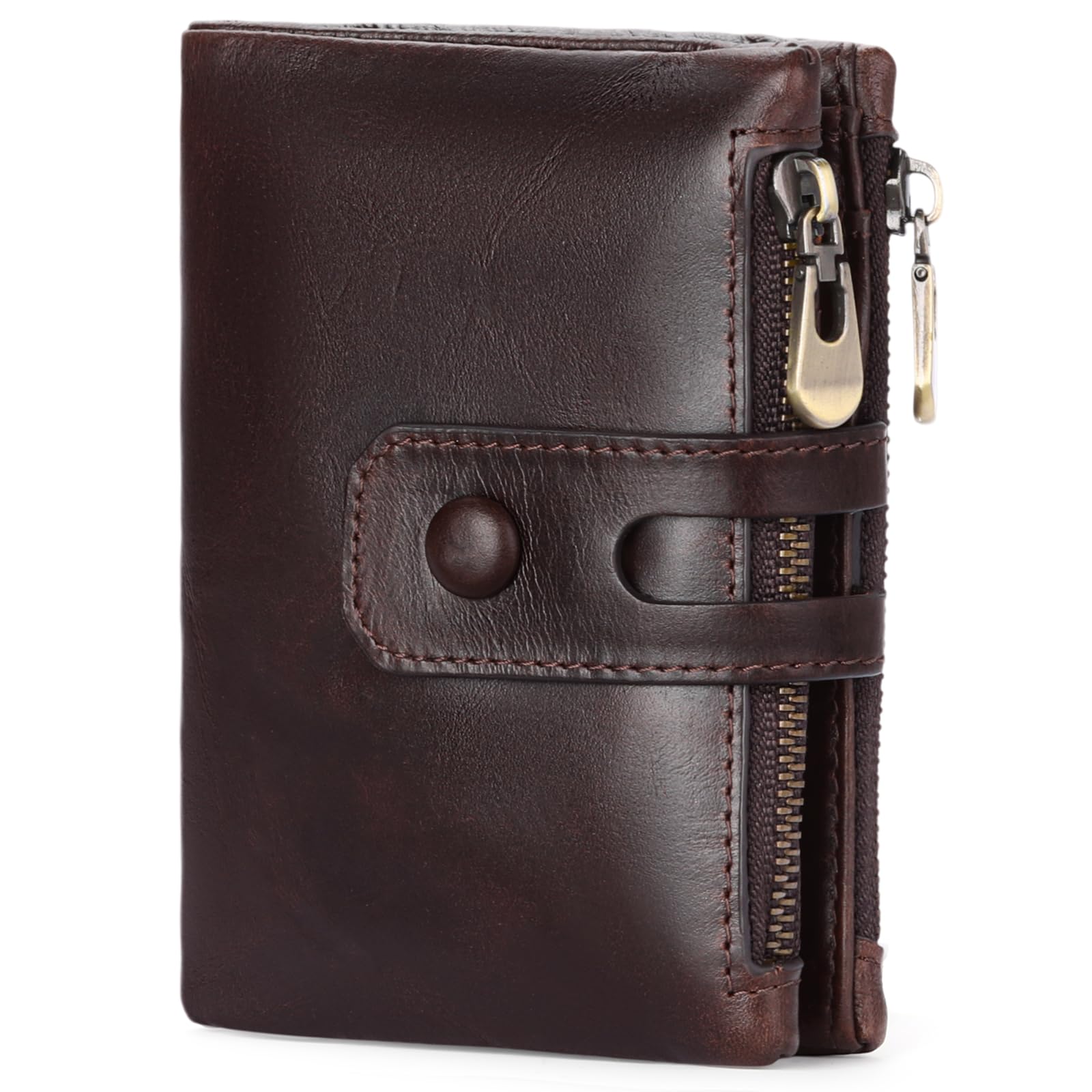 Amazon.com: FALAN MULE Wallet for Men Large Capacity Genuine Leather ...
