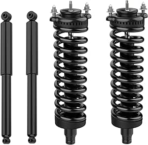 Amazon.com: AUTOSAVER88 Front Complete Struts Rear Shock Coil Spring ...