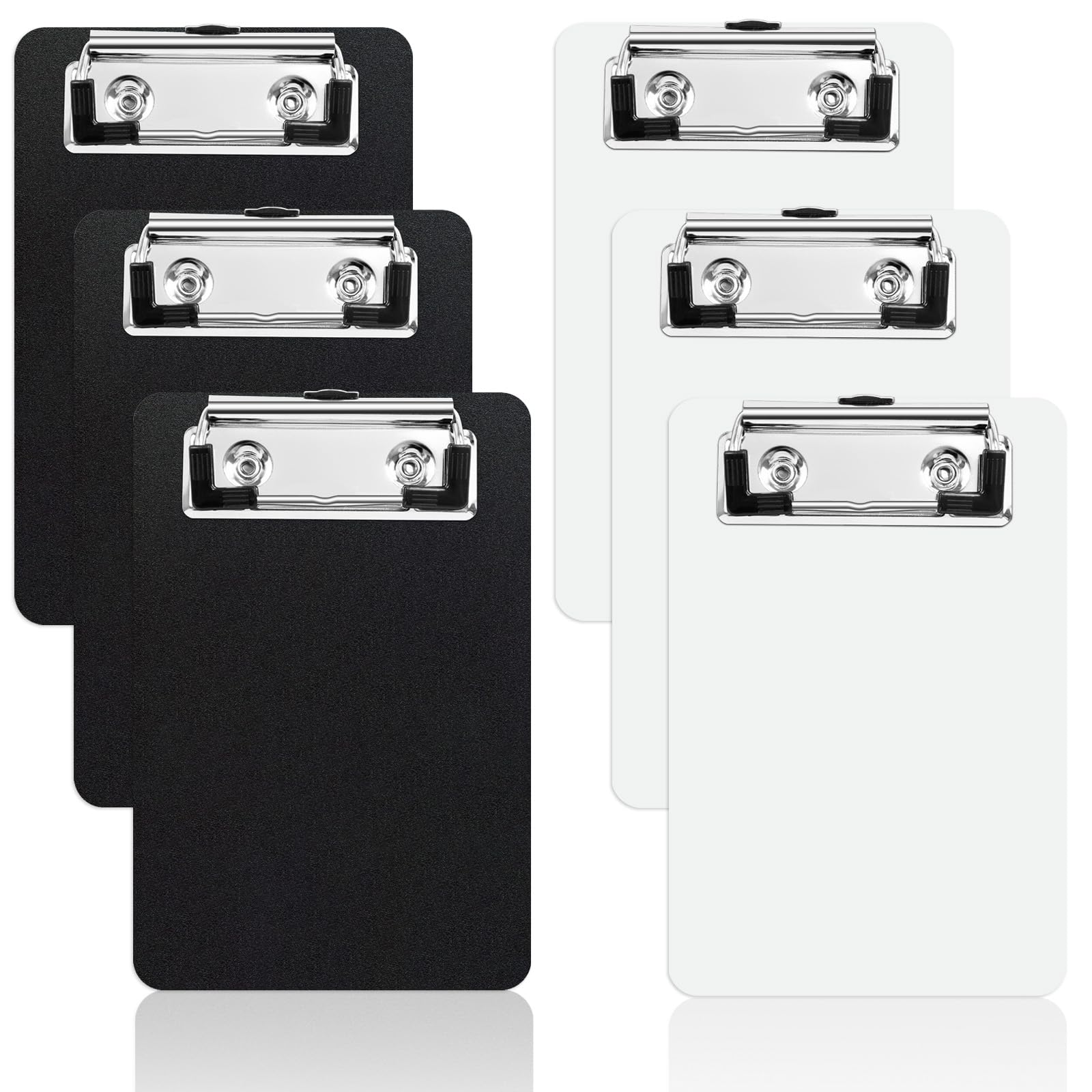 Amazon.com : 6 Pcs Mini Clipboards 4 x 6 Inch Small Clipboards Plastic ...