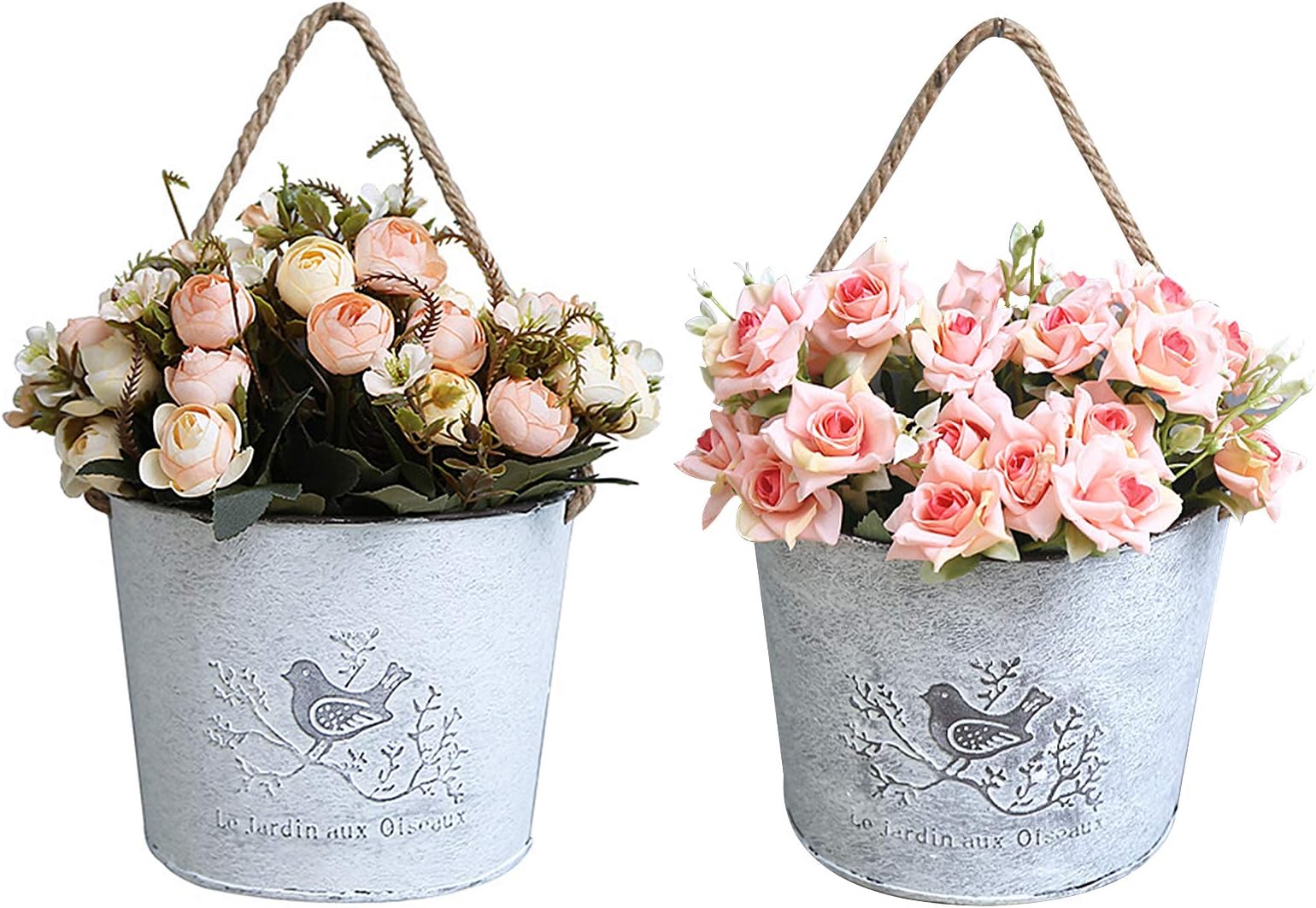 Esschert Design AC04 18 x 28 x 12cm Ceramic Wall Flower Pot - Multi ...