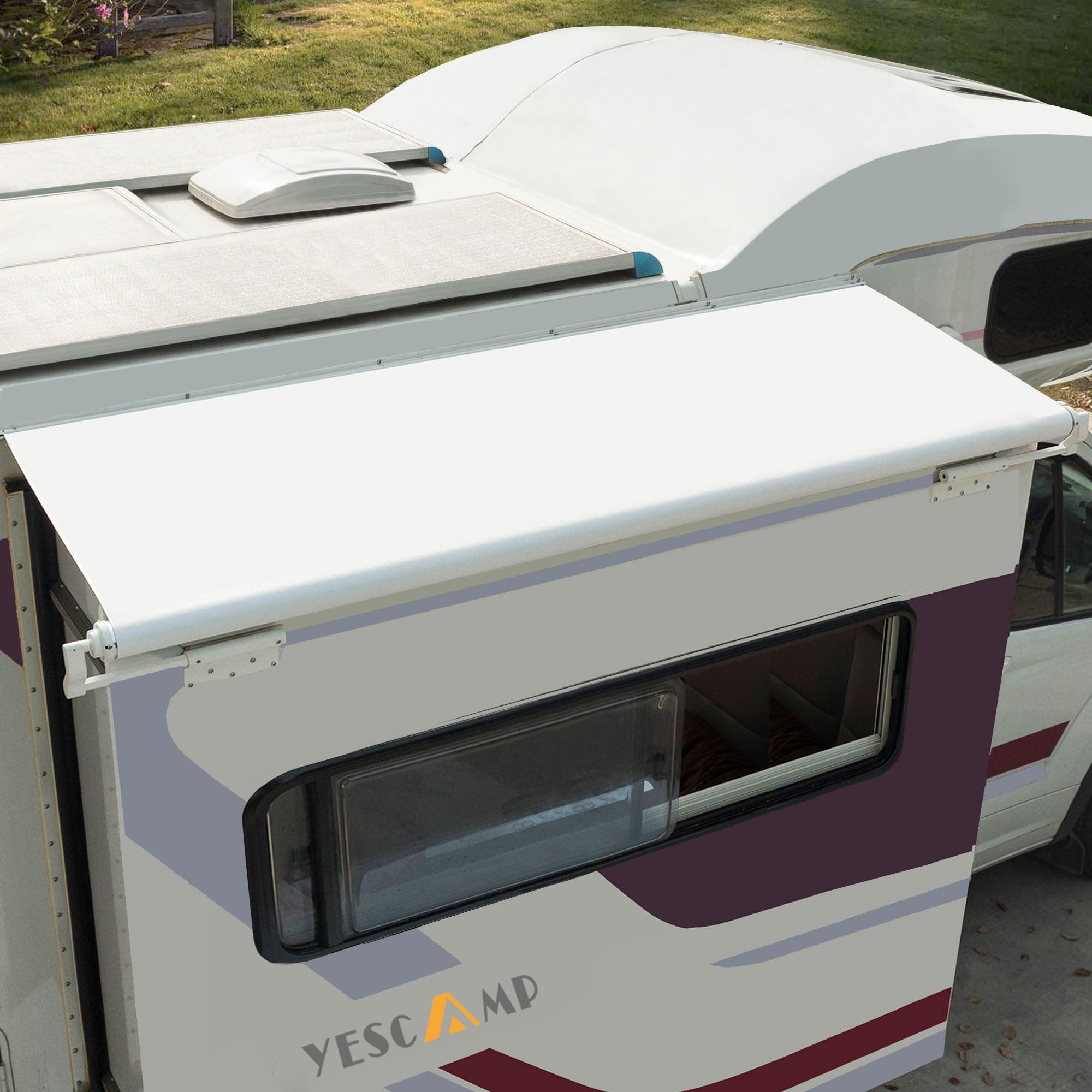 Amazon.com: YESCAMP RV Slide Out Awning Fabric Replacement(140" x 51 ...