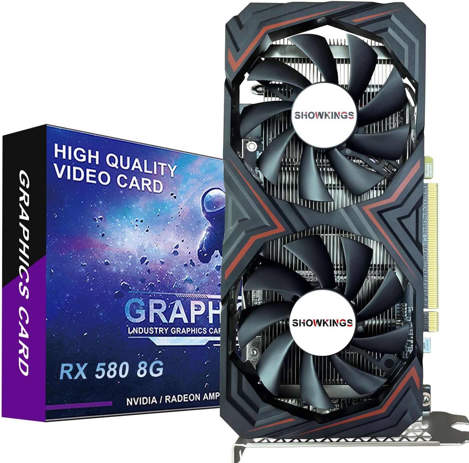 Amazon.com: Kelinx AISURIX RX 580 Graphics Card, 2048SP, Real 8GB ...