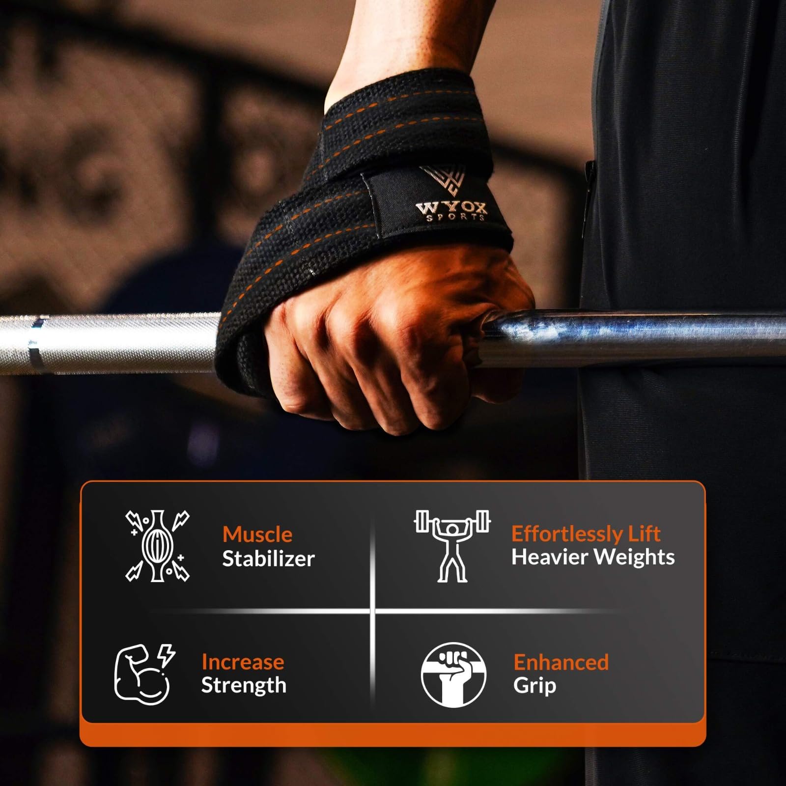 Snapklik.com : WYOX Figure 8 Weight Lifting Straps For Weightlifting ...