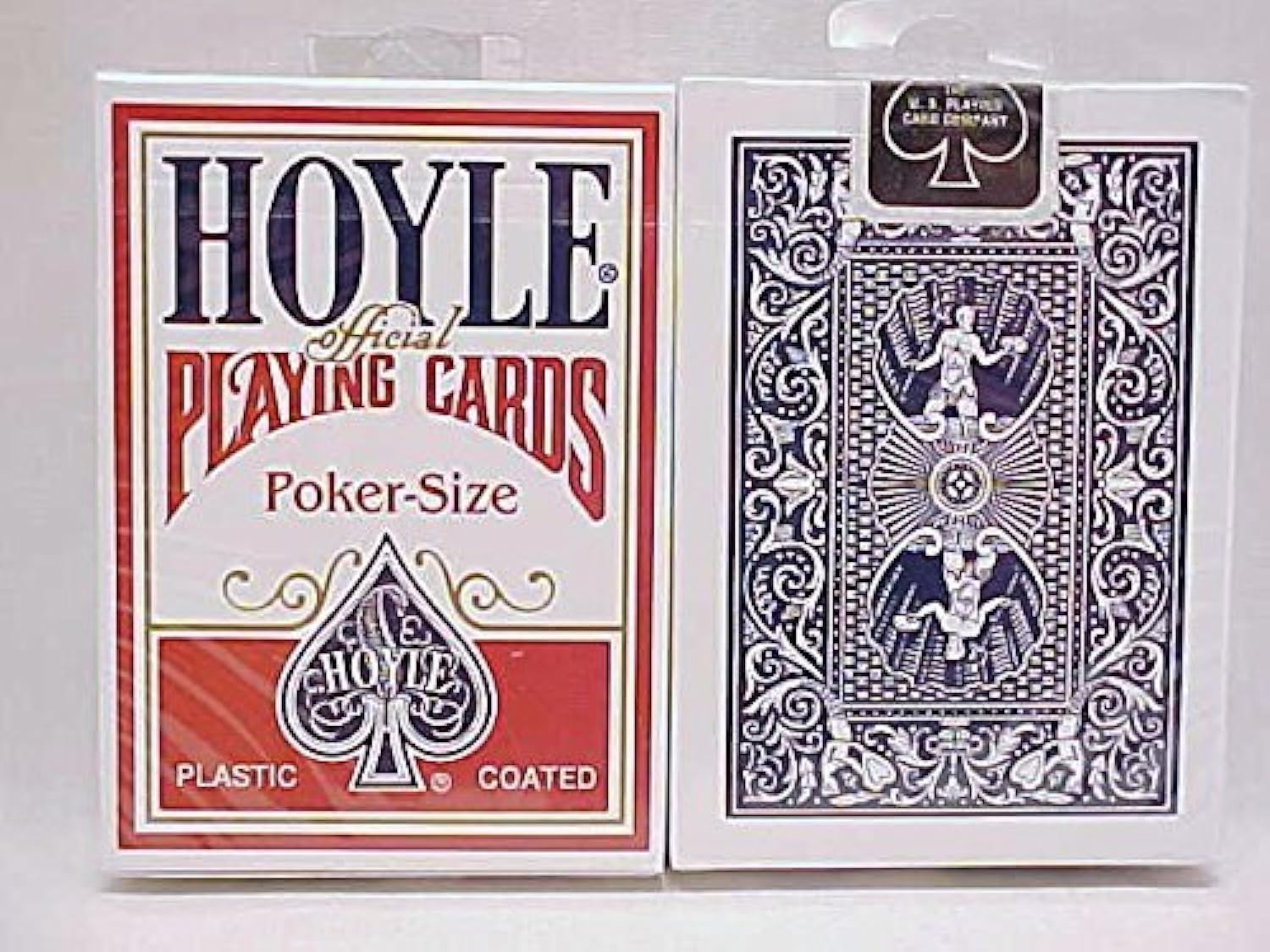 Amazon.com: Hoyle Poker Size Playing Cards (Pack of 2) : Toys & Games