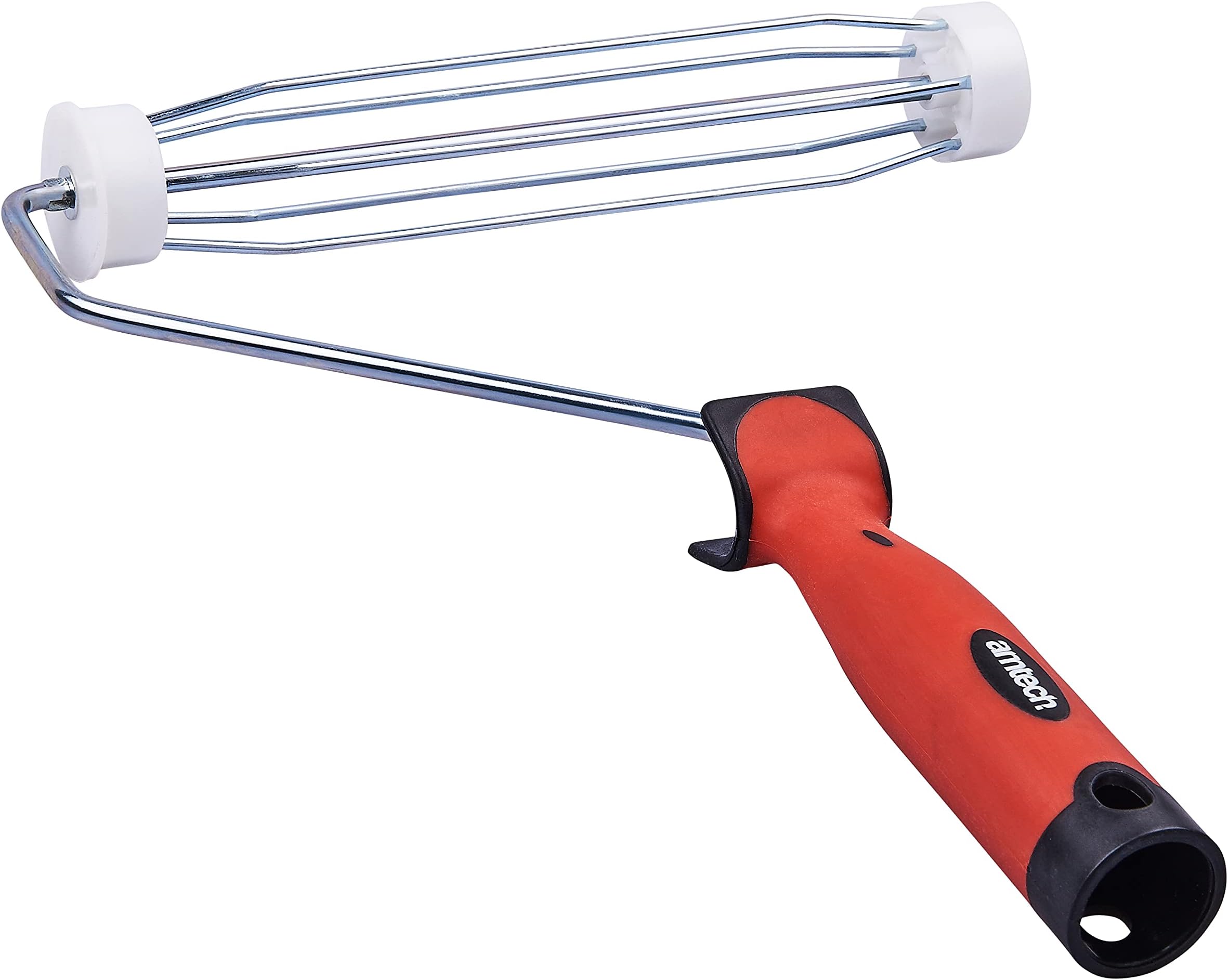 Amtech G4410 9” Paint Roller Frame (225mm), Smooth and Even Roll Cage ...