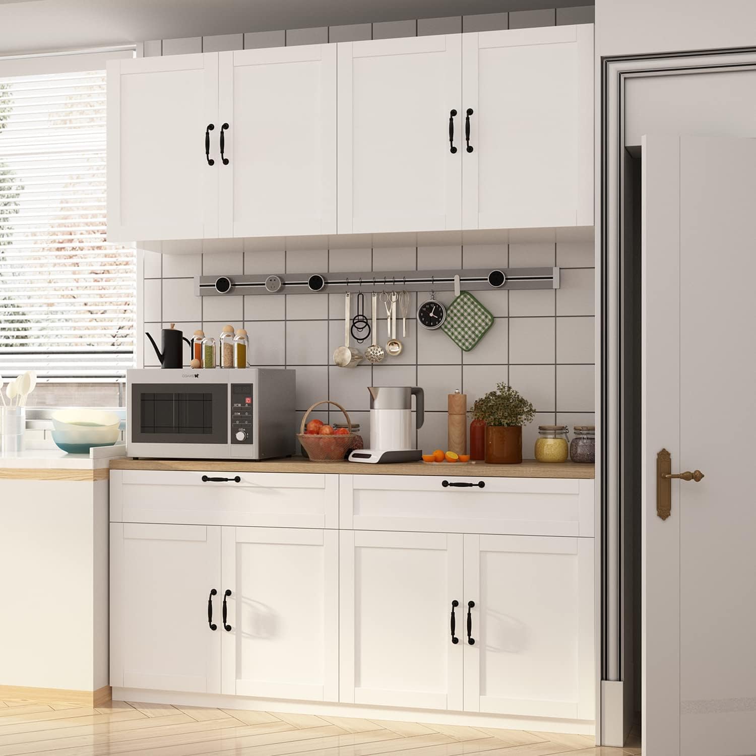 Amazon.com: Home Square 2-Piece Set with Utility Sink with Cabinet and ...