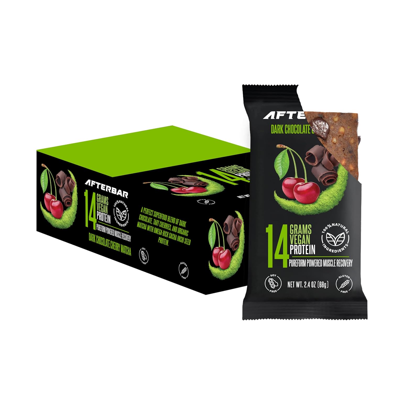 Amazon.com : The After Bar - After Workout Healthy Snack, Vegan Muscle ...