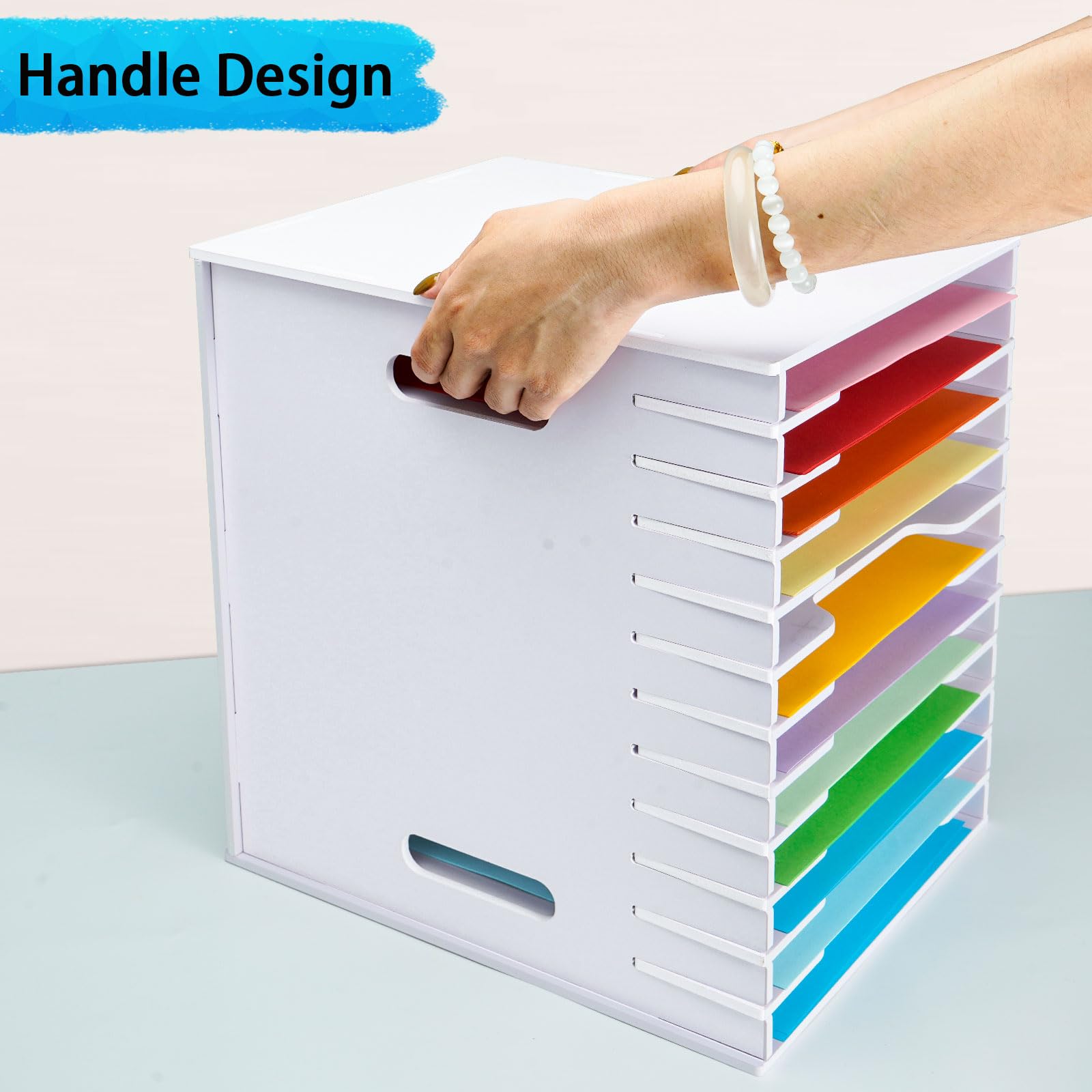 Snapklik.com : SANFURNEY Scrapbook Paper Organizer For Sizes 8.5" X 11 ...