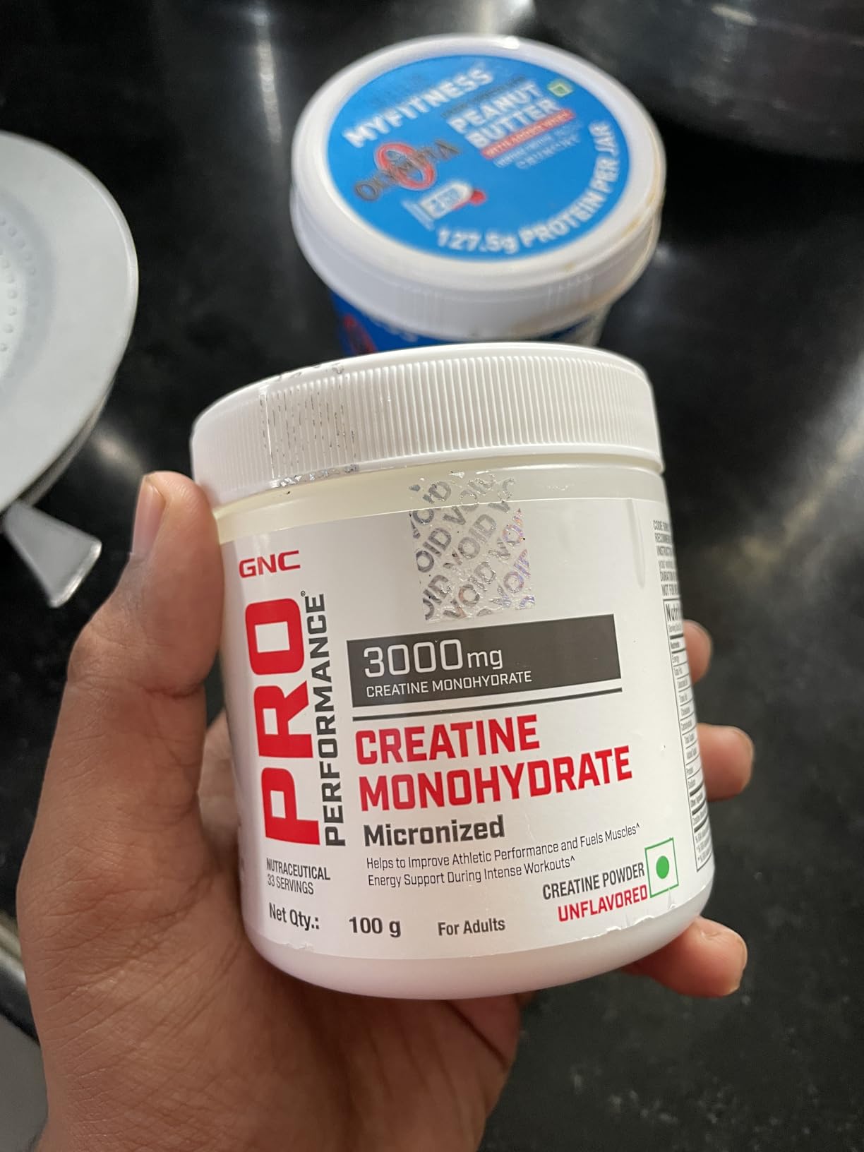 GNC Creatine Monohydrate With Black Shaker (750ml) | 400gm ...