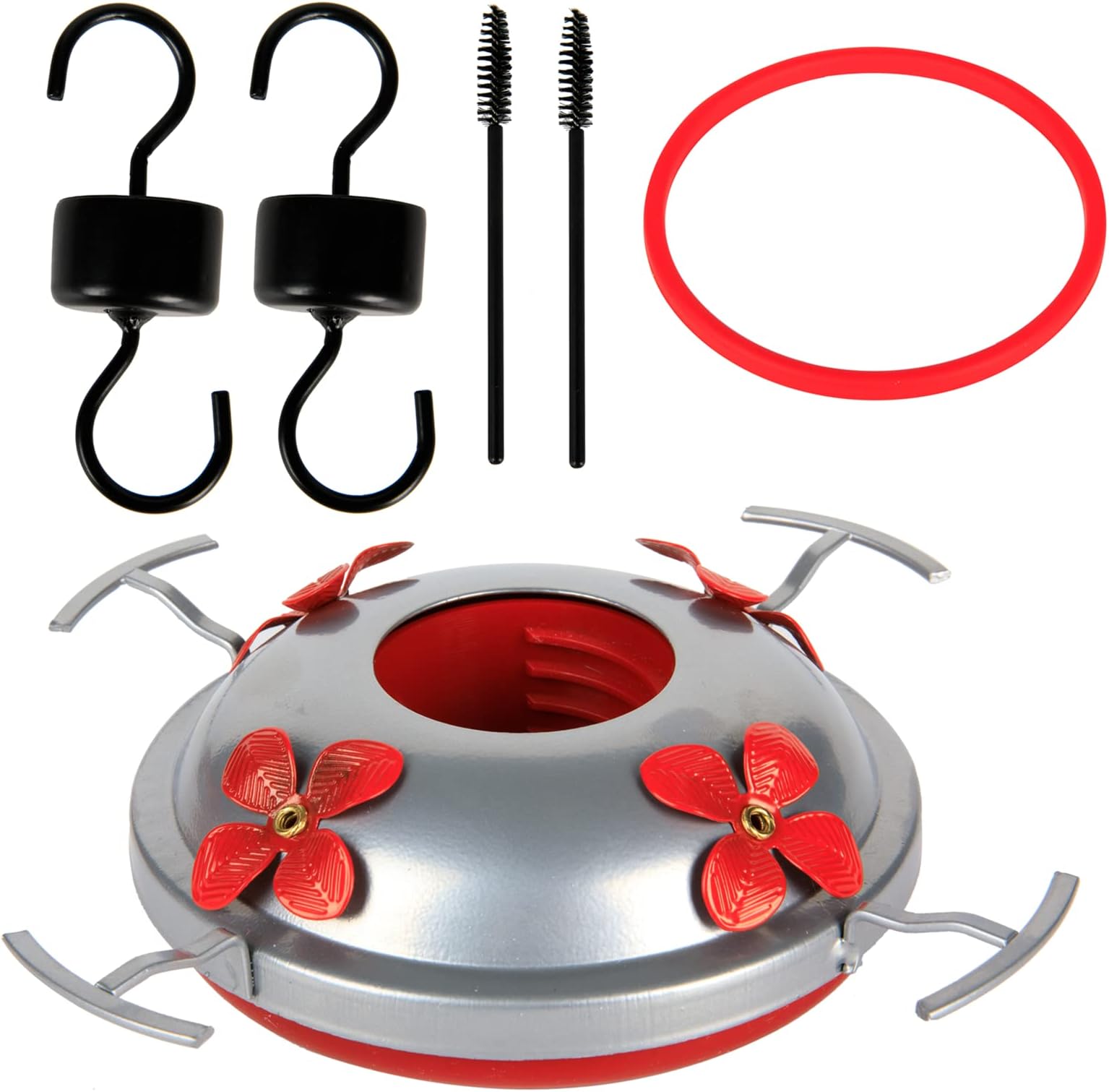 Amazon.com : 6 Pack Hummingbird Feeder Bottom Replacement Parts Base ...