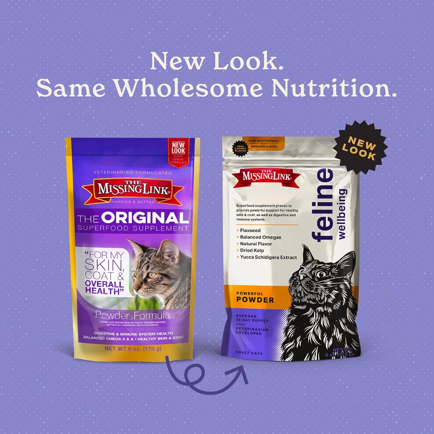 Missing Link ULTIMATE FELINE Omega 3 & 6 Nutritional Supplement for ...