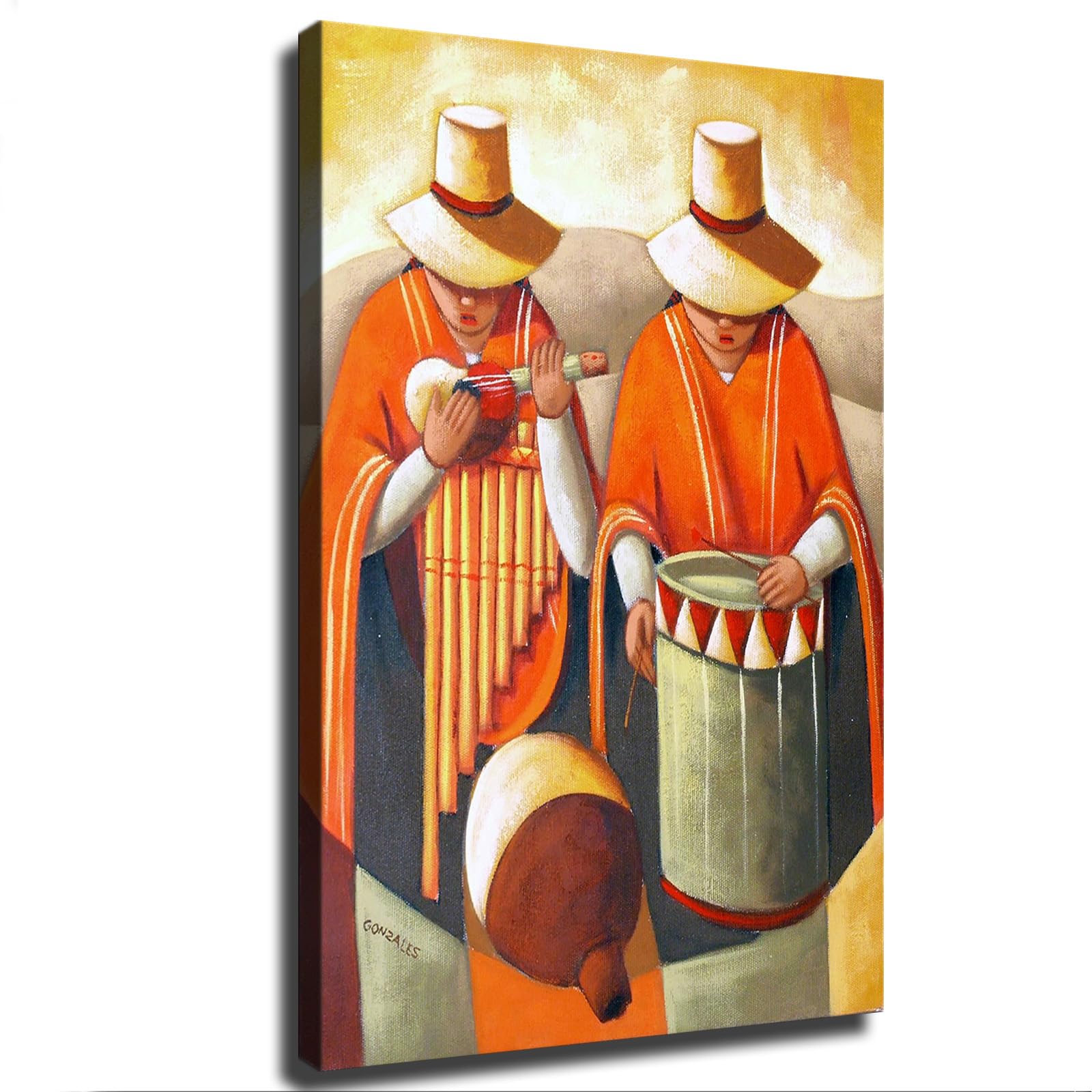 Mexico Drums Painted