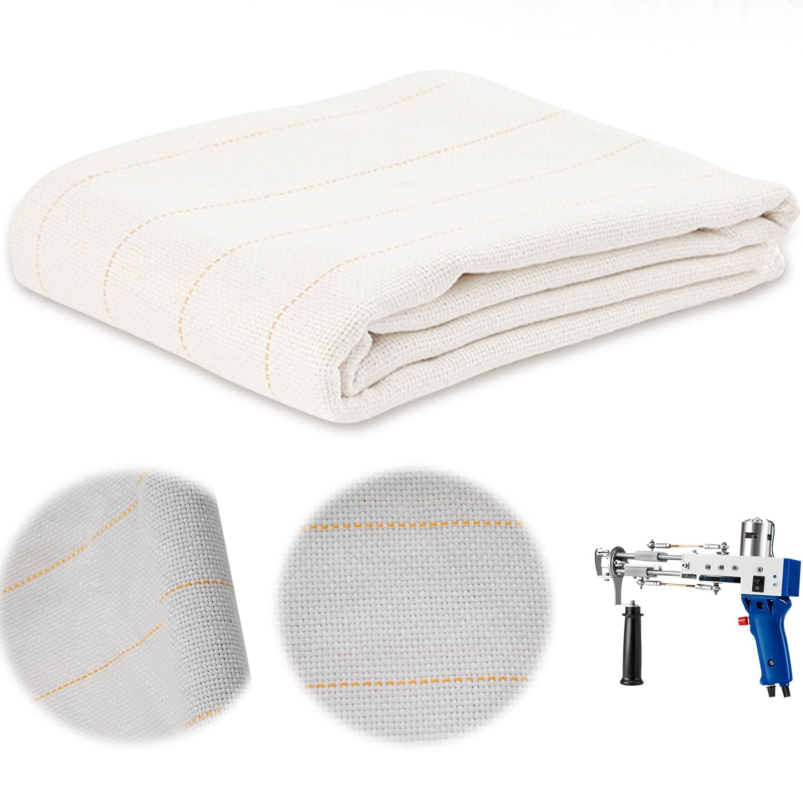 Amazon.com: tonchean 157.4 x 78.7 Inch Large Tufting Cloth,Primary Monk ...