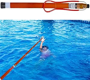 Amazon.co.jp: Lifeguard Hook Telescopic Lifesaving Pole Fiberglass Pool ...