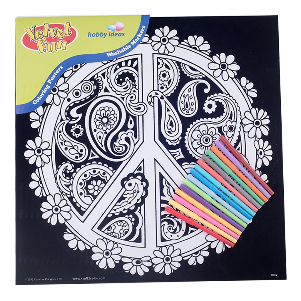 Hobby Ideas Velvet Painting Kit 20 X 20 Inches : Amazon.in: Home & Kitchen