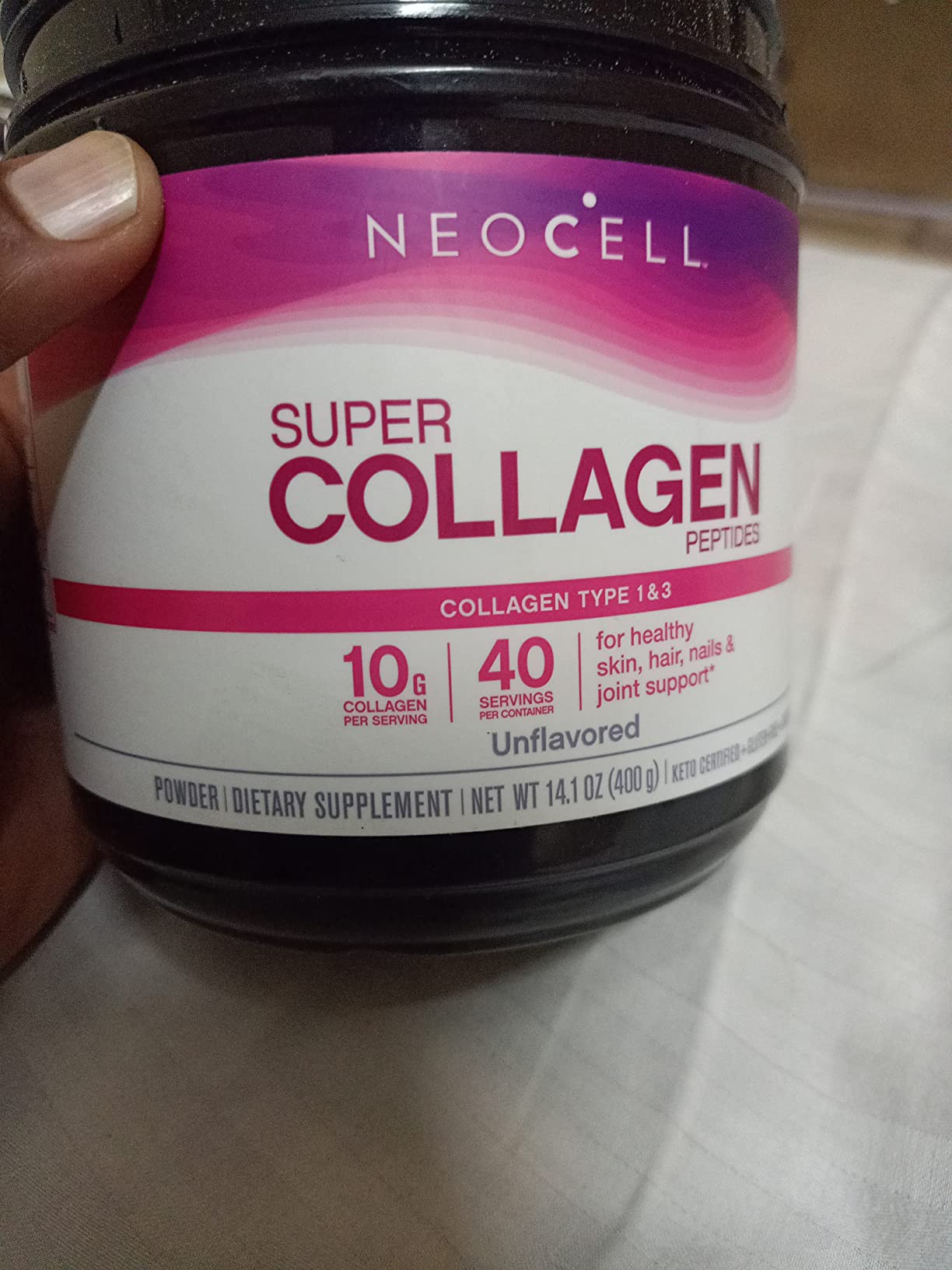 NeoCell Super Collagen Peptides Unflavored Powder Dietary Supplement ...