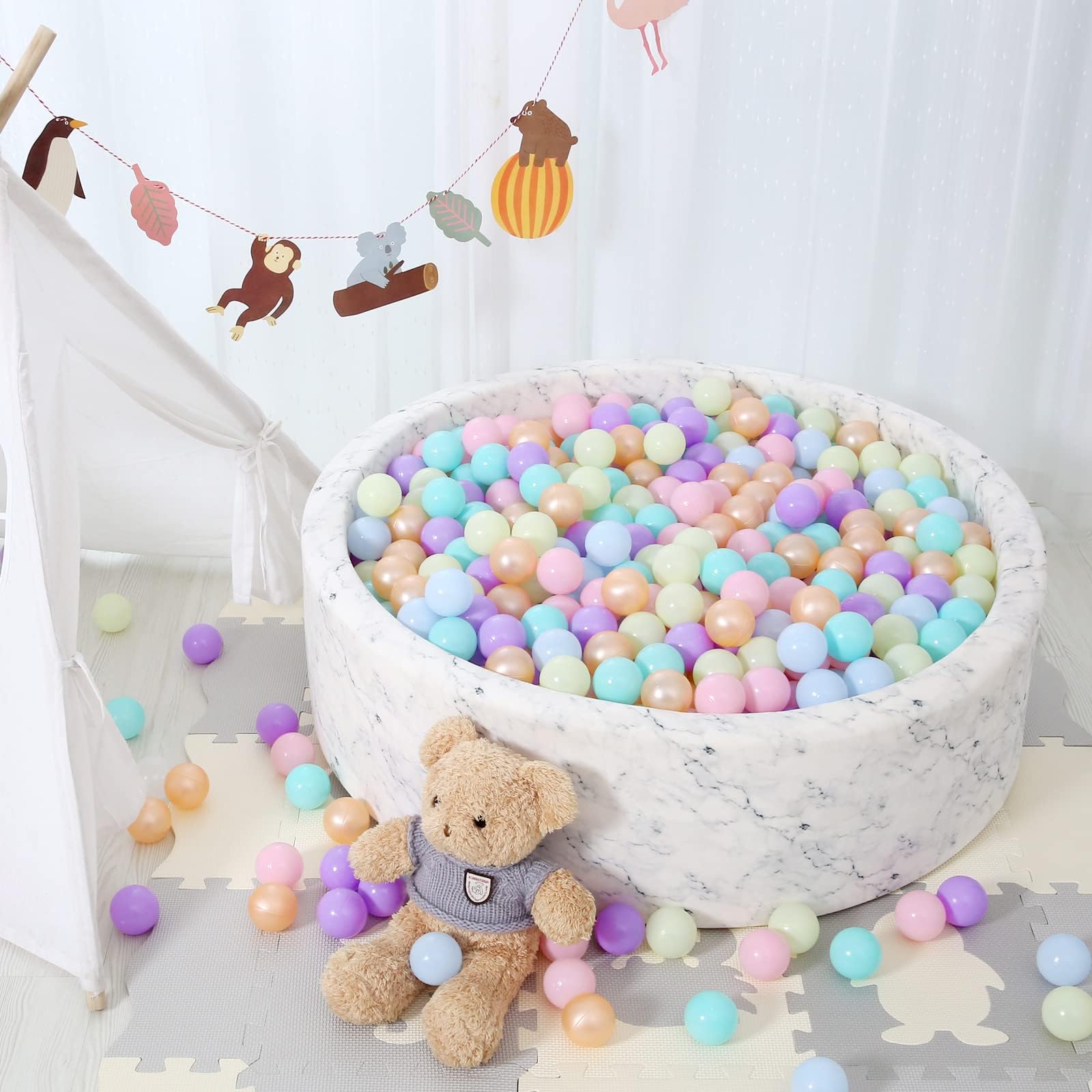 Snapklik.com : STARBOLO Ball Pit Balls For Toddlers Pack Of 100 200 500 ...
