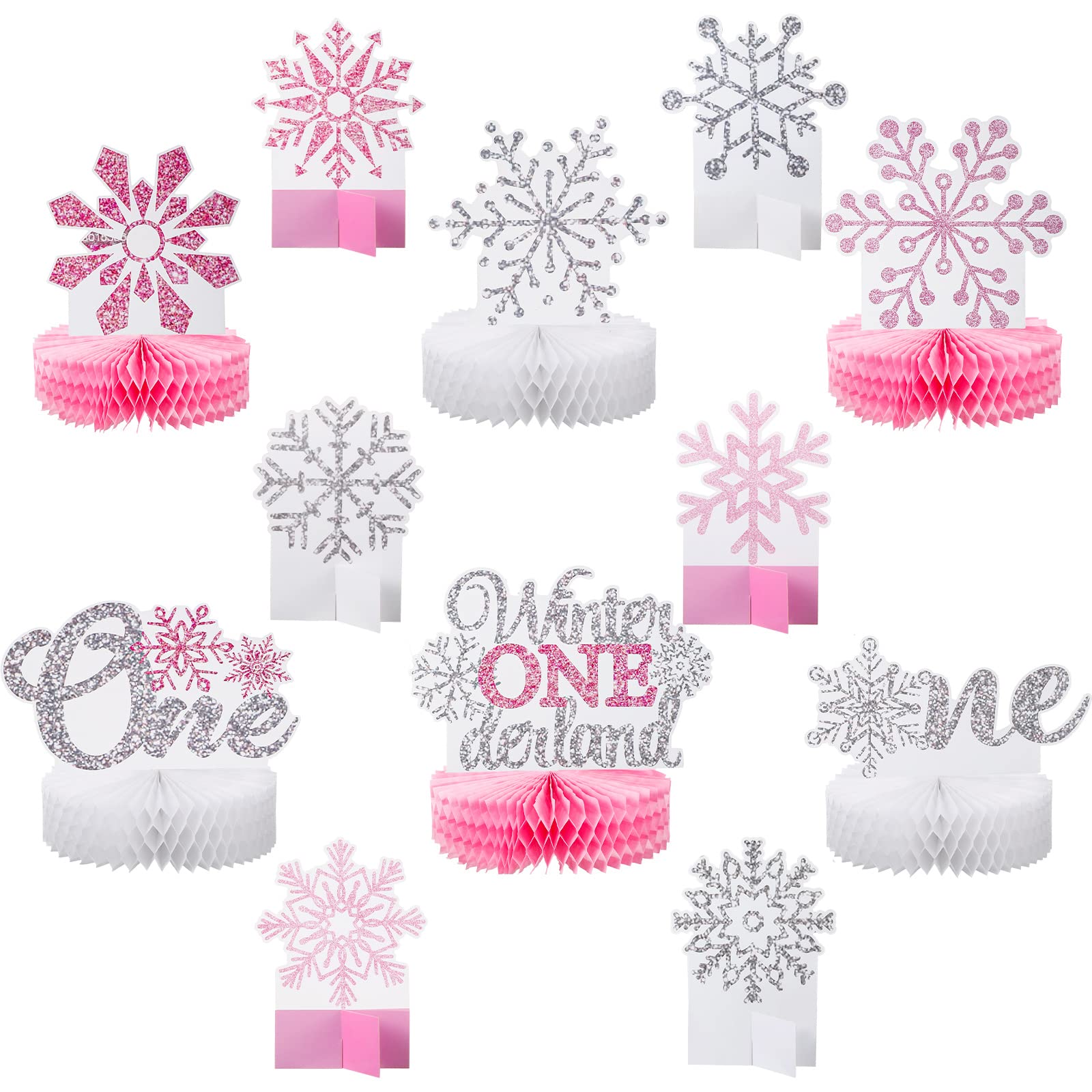 Ideas Para Centros De Mesa De Baby Shower Con Temática De Invierno